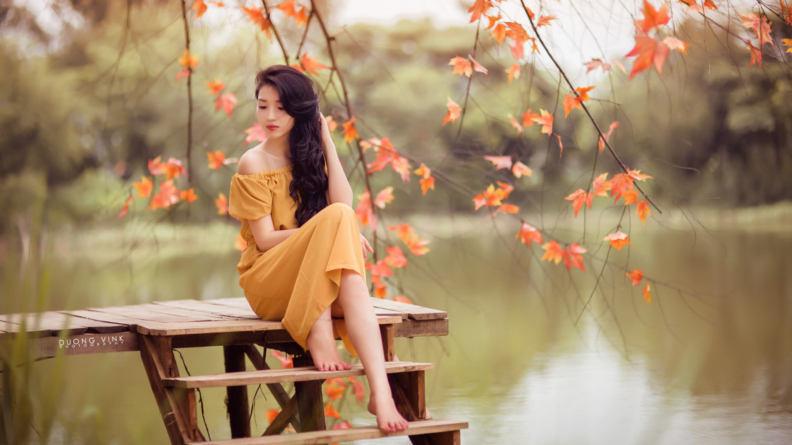 Wallpaper Asian Women Model Photography Long Hair 1920x1080