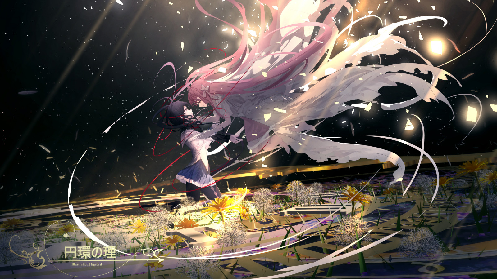 Wallpaper : anime girls, Mahou Shoujo Madoka Magica, Kaname Madoka ...