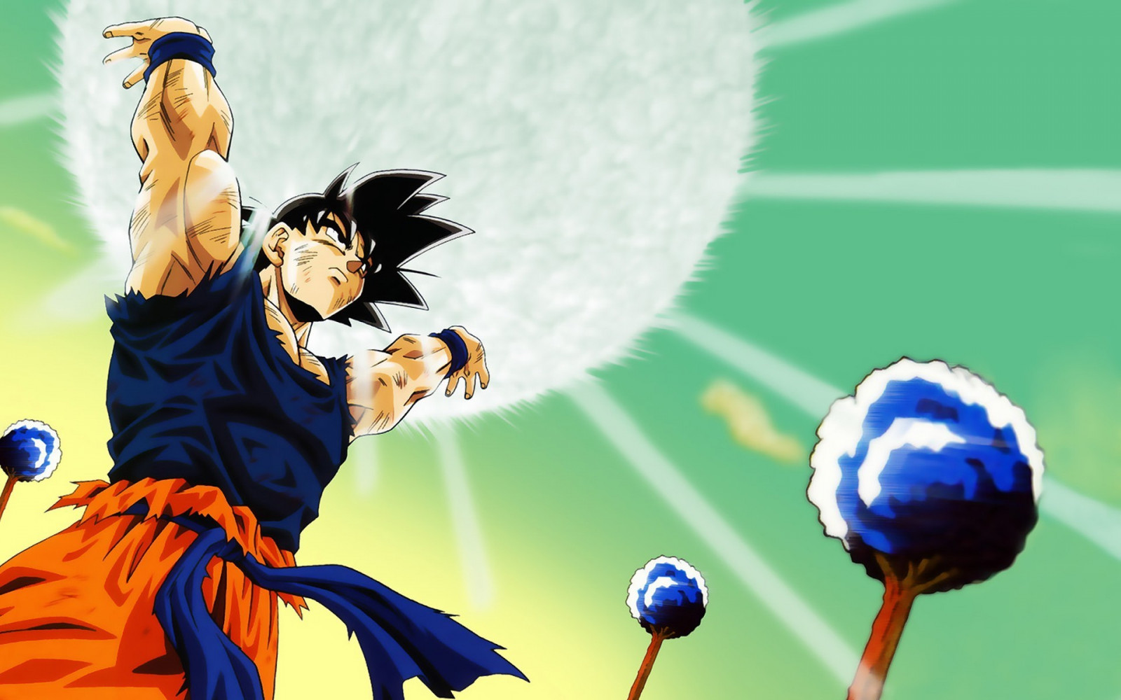 Wallpaper : anime, Dragon Ball, Namek, Spirit Bomb, screenshot ...