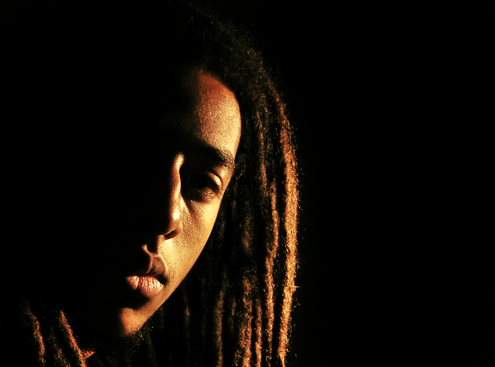 Wallpaper : face, black, portrait, night, shadow, Cast, hair ...