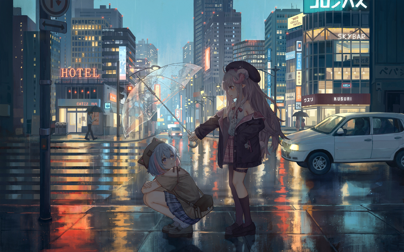 Wallpaper Anime Girls 3200x2000 Inrro 2279432 Hd Wallpapers Wallhere