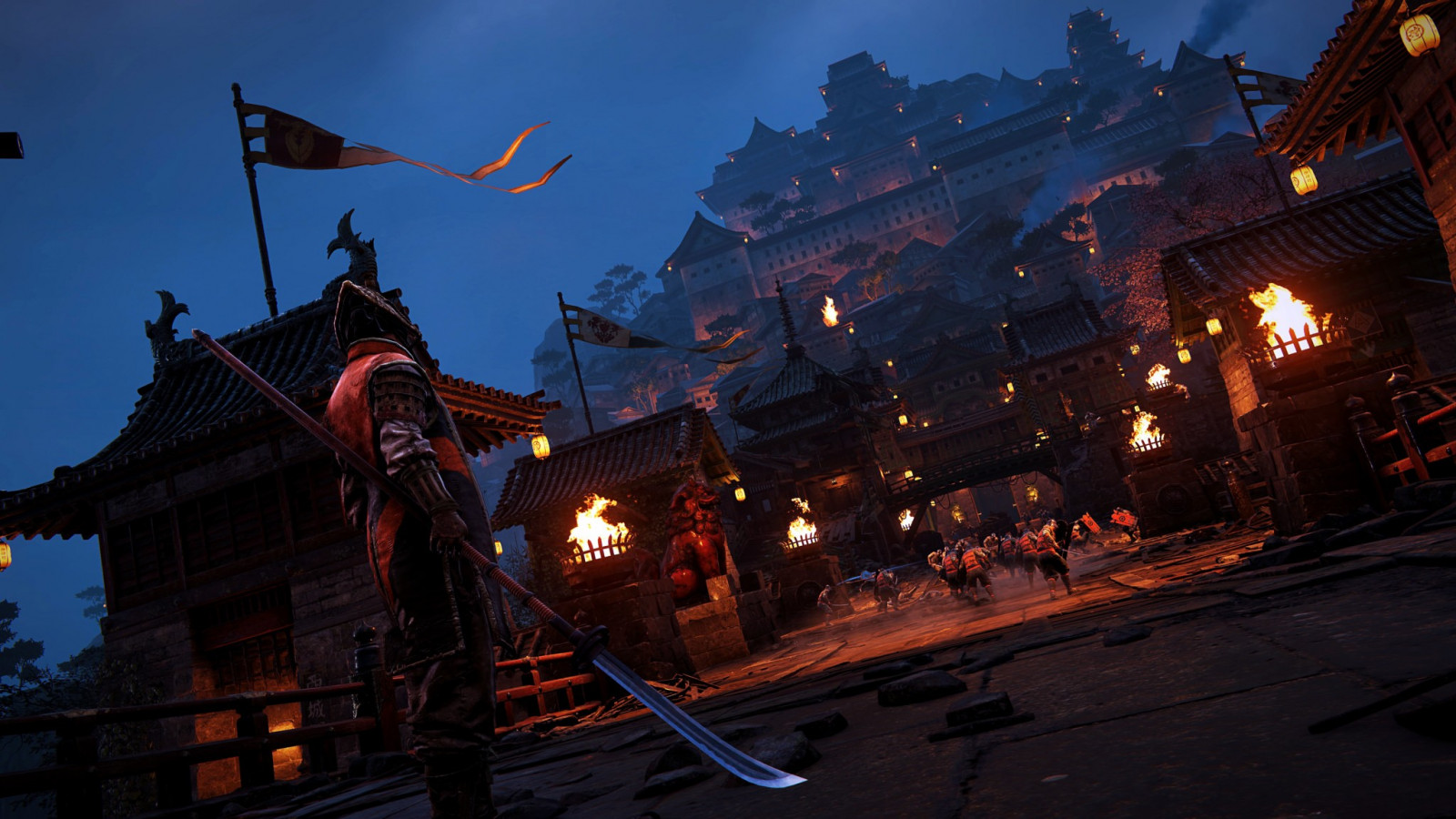 Wallpaper : For Honor, blades, samurai, screen shot 2048x1152 ...