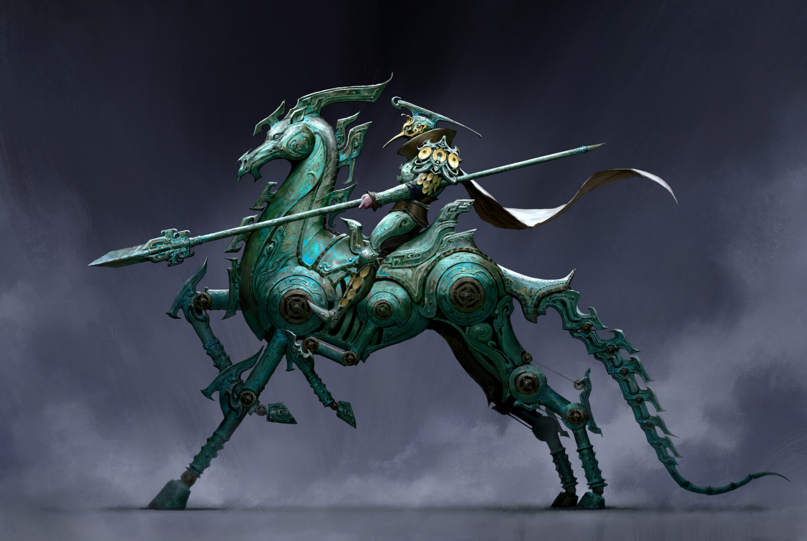 배경 화면 : Yawei Cao, 삽화, 디지털 아트, 판타지 아트 1920x1288 - WallpaperManiac ...