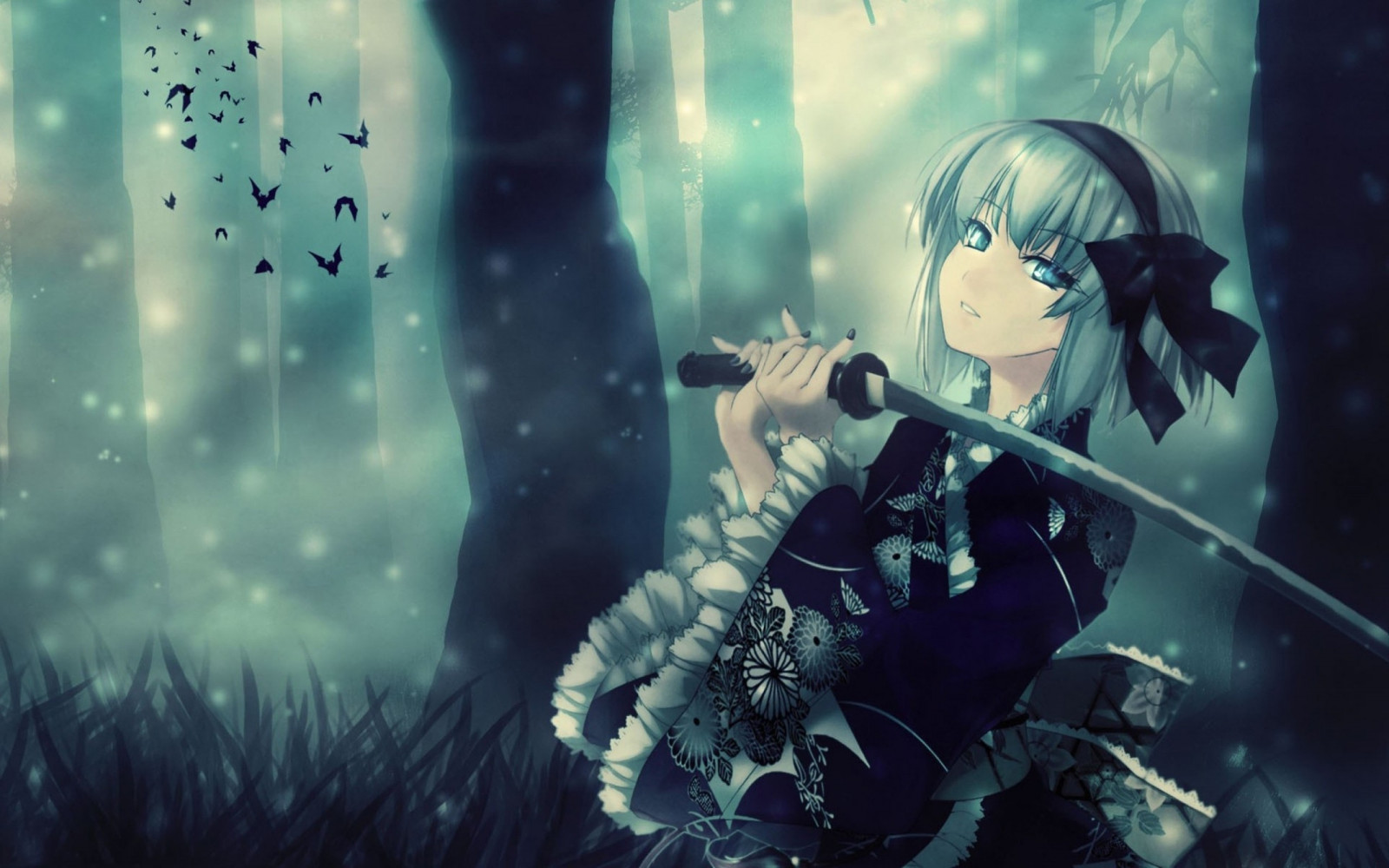 Tapety : anime, Konpaku Youmu, tma, Snímek obrazovky, 2560x1600 px ...