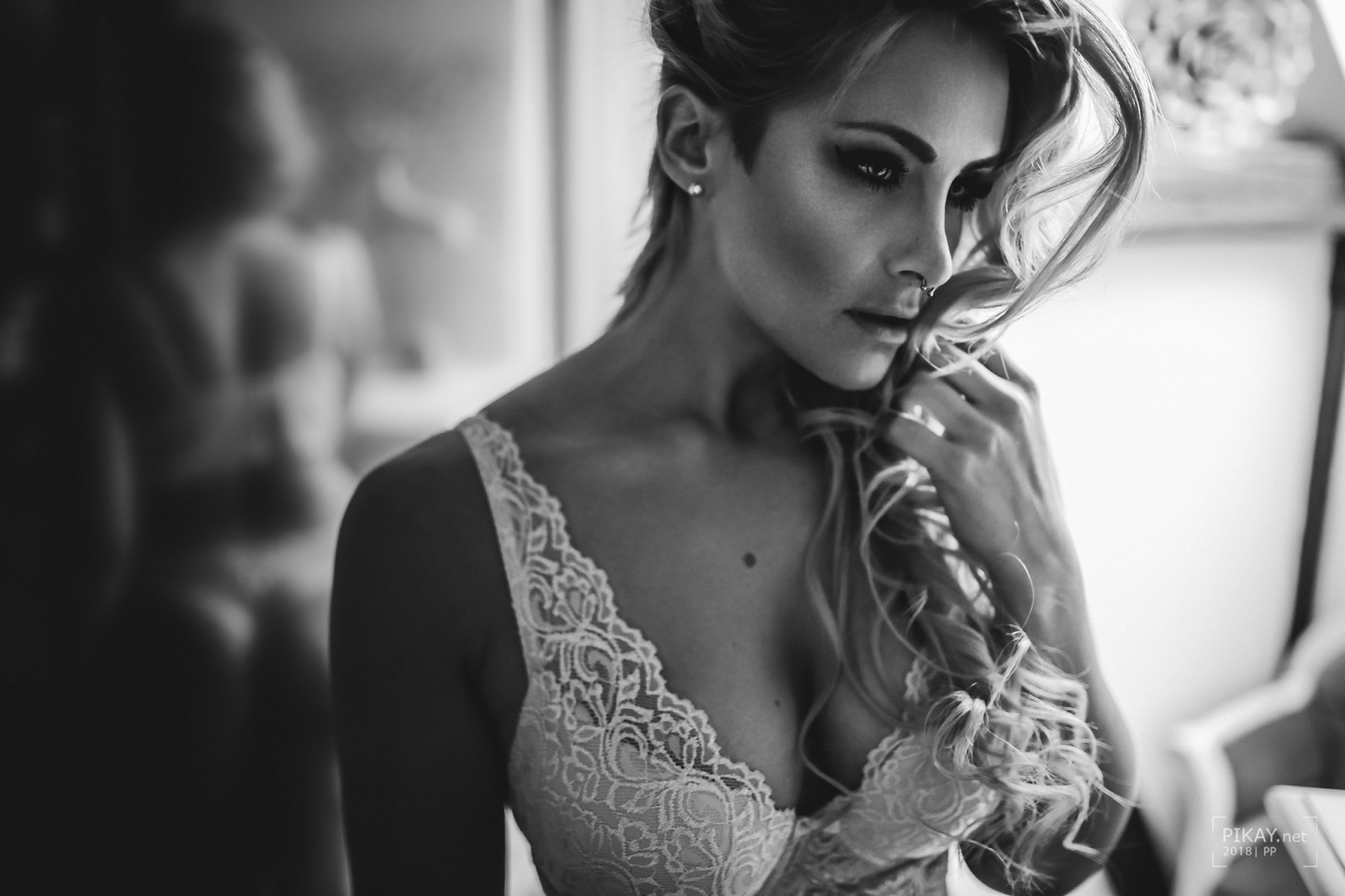 Papel De Parede Mulheres Loiras Cara Olhos Esfumaçados Cabelo