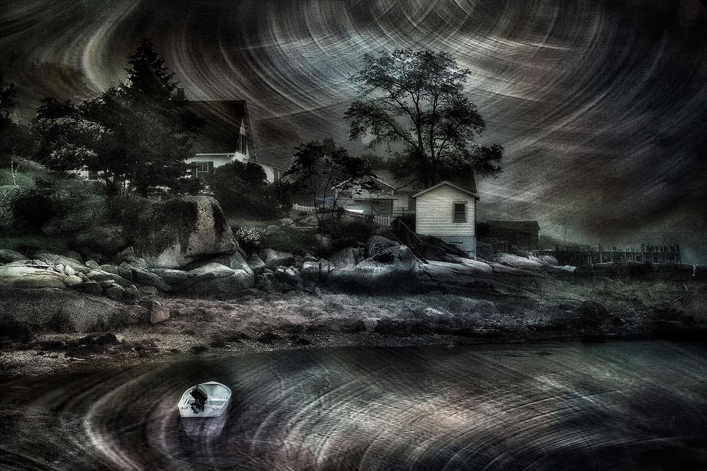 Wallpaper : monochrome, sea, night, water, reflection, harbor, texture ...