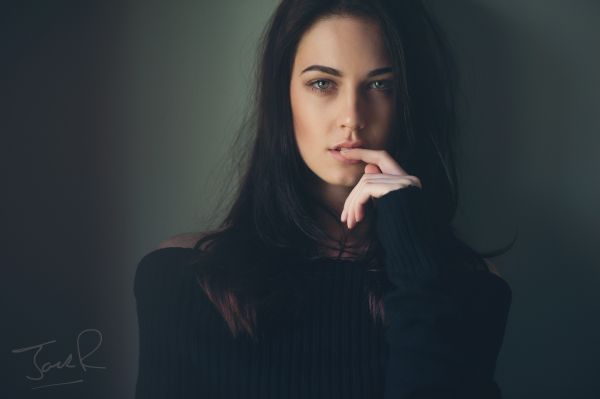 Wallpaper Face Women 500px Model Portrait Long Hair Looking At