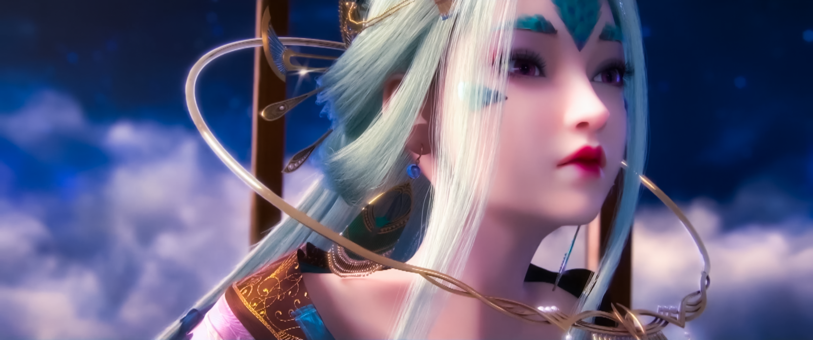 Wallpaper : Deity Introspection, Chinese animation 2579x1080 - Rukii17 ...