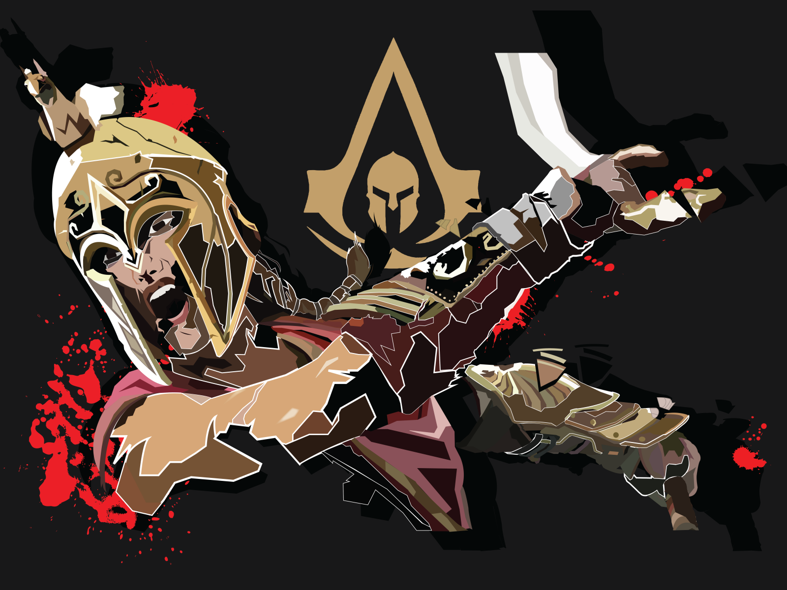 Wallpaper : video games, Assassin's Creed, fan art 7200x5400 ...