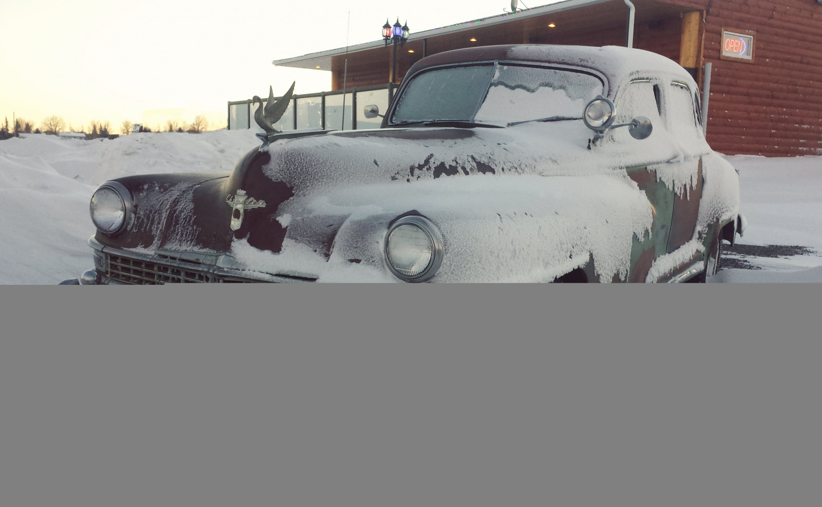 Wallpaper : snow, cold, classic, car, Chrysler 3641x2250 - - 687035 ...