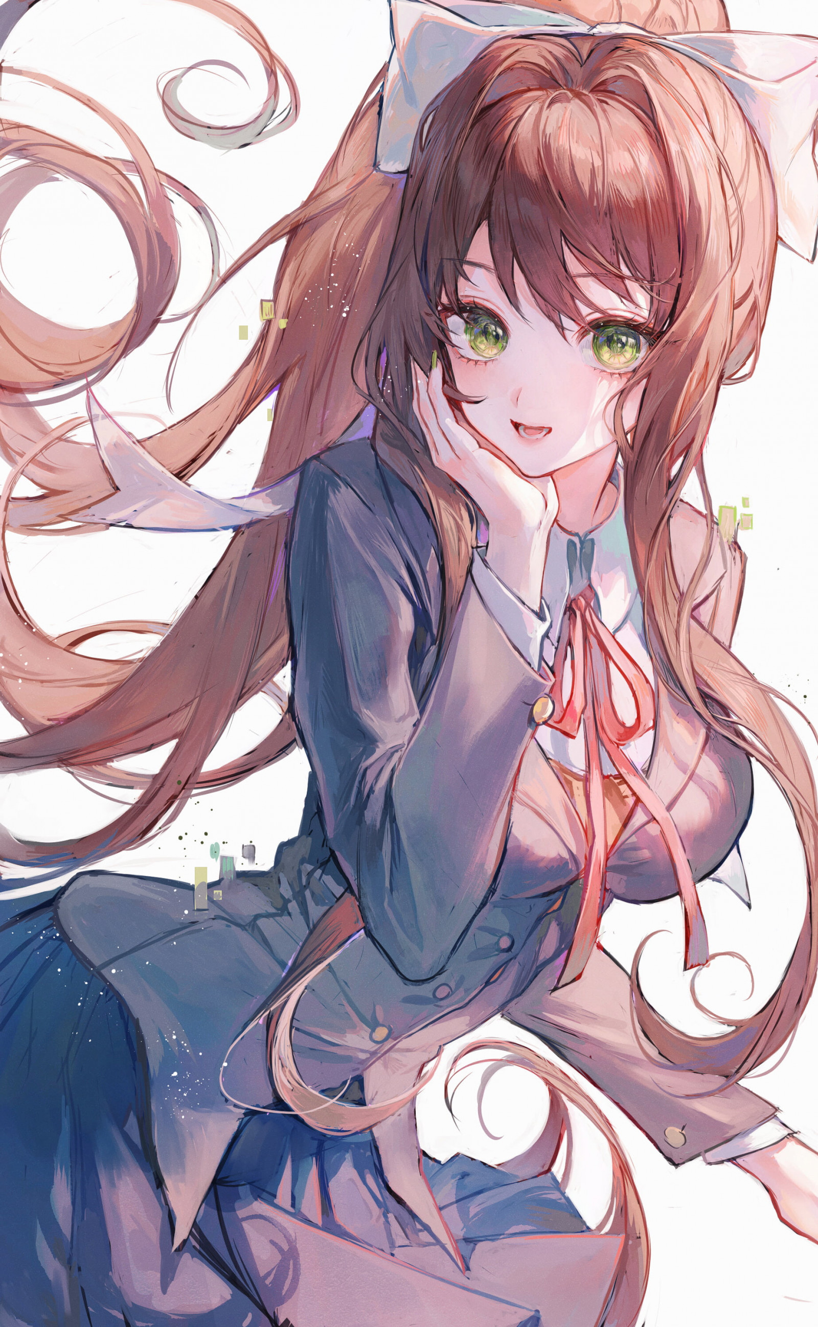 Sfondi : Doki Doki Literature Club, Monika Doki Doki Literature Club ...