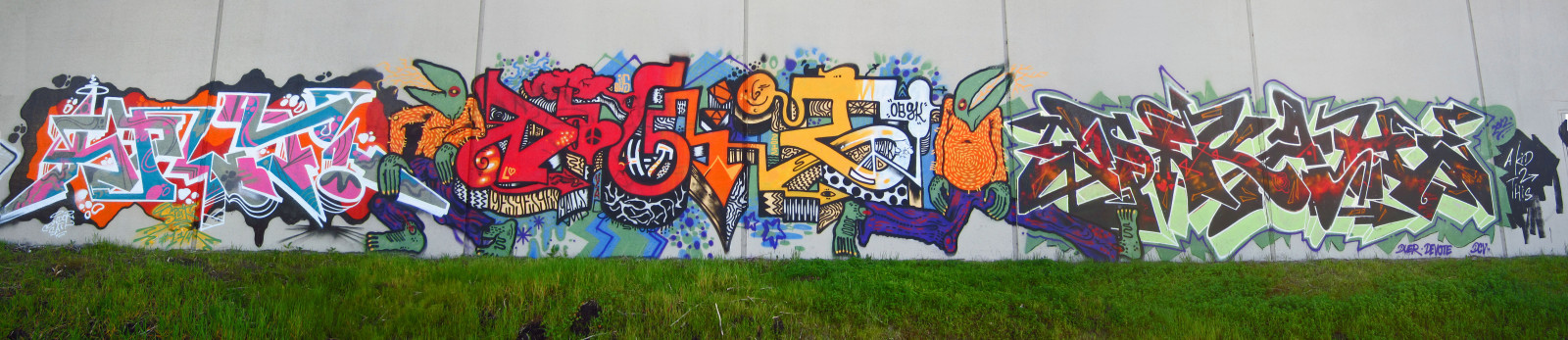 Wallpaper : painting, bay, grass, wall, Stitch, graffiti, street art ...