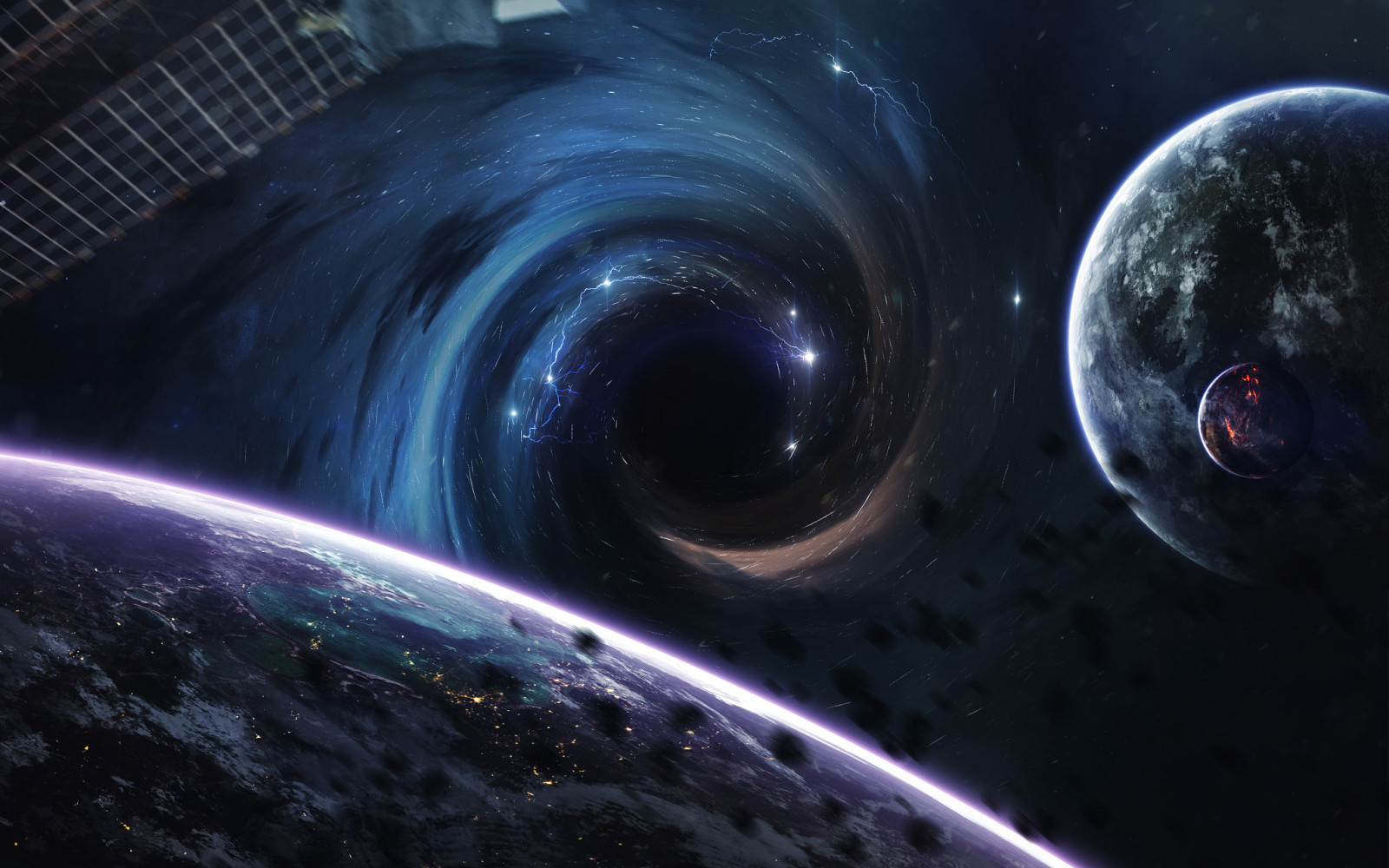 배경 화면 : 2048x1280px, Black Hole Abstract Space Wallpaper Universe ...