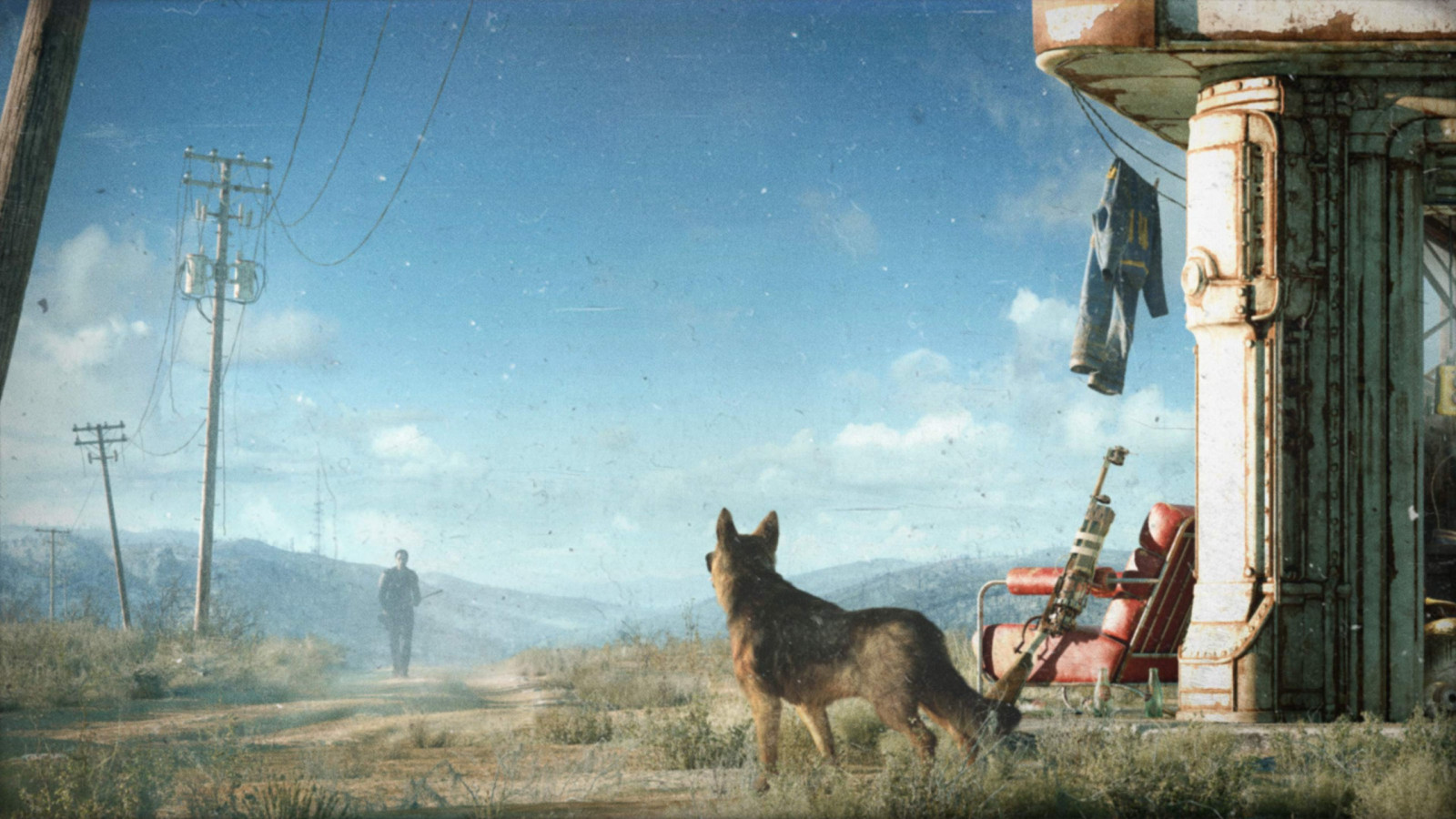 Wallpaper : video games, Fallout 4, Dogmeat 2560x1440 - vexel78 ...