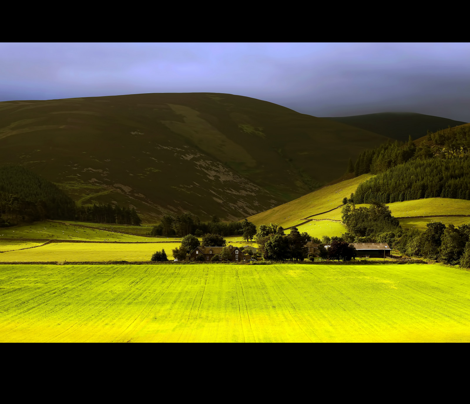 Wallpaper : sunlight, landscape, hill, nature, grass, sky, field ...