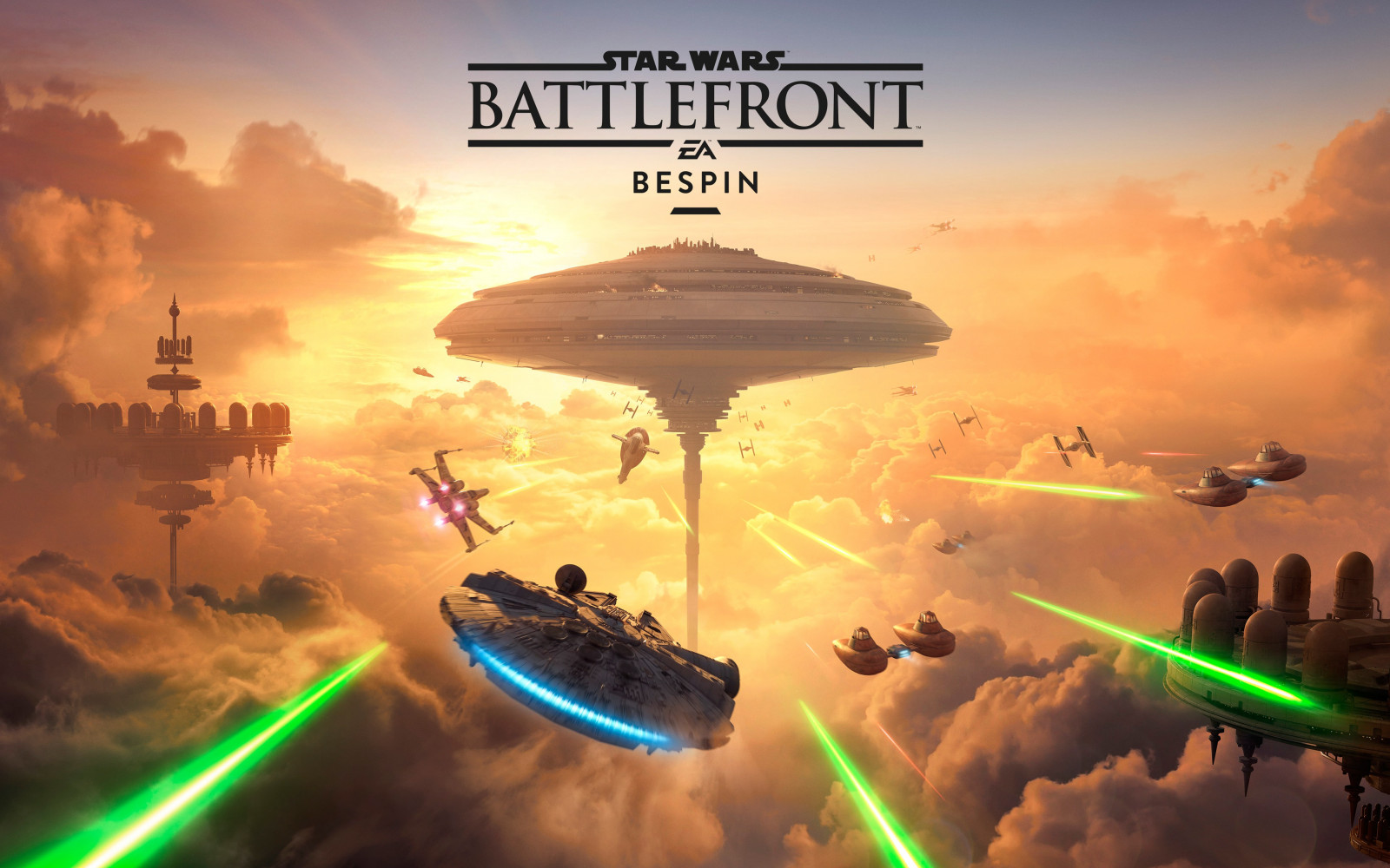 Bakrunner : 3840x2400 px, Bespin, sky city, EA Games, Millennium Falcon ...