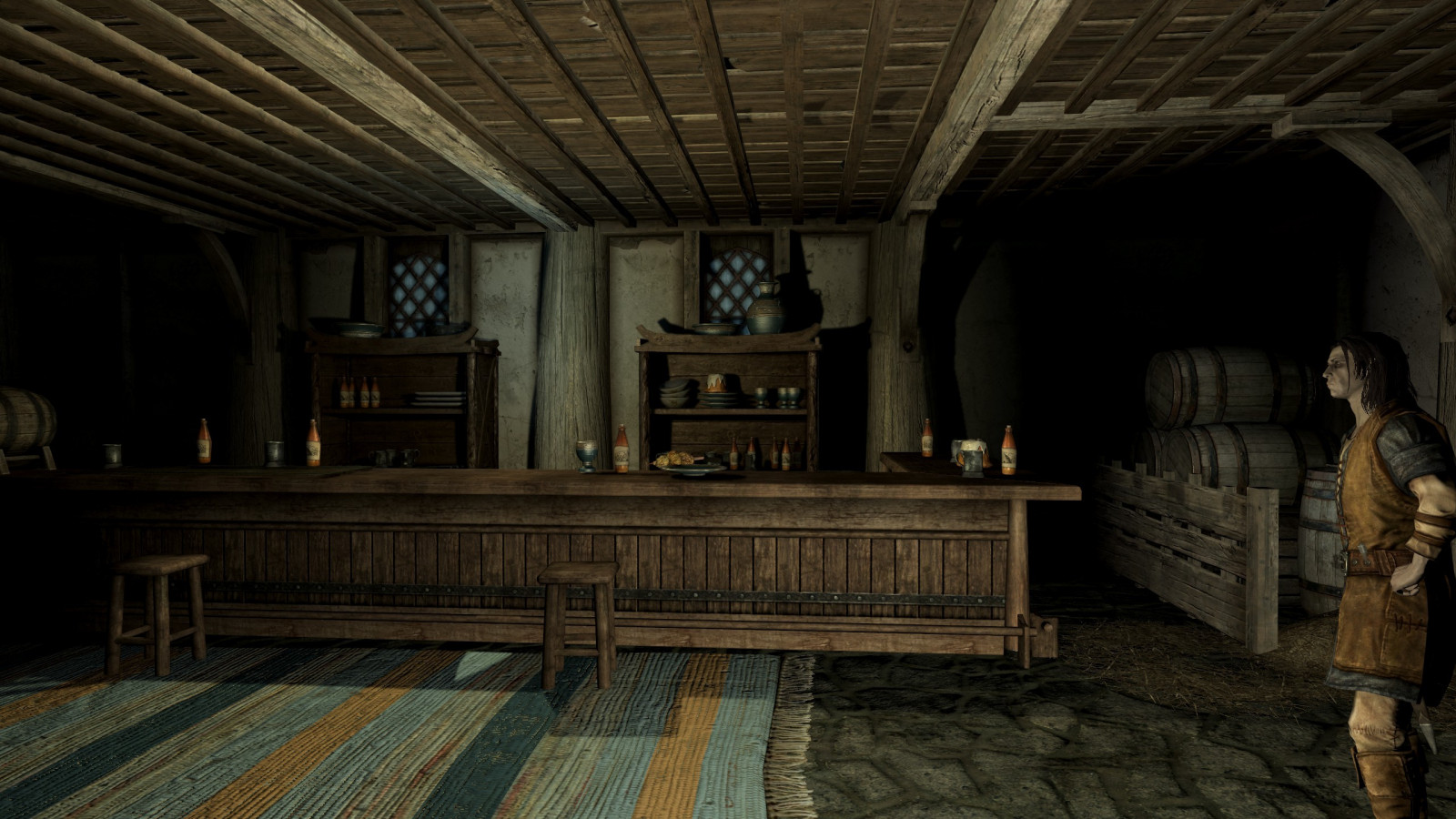 Wallpaper : video games, wood, The Elder Scrolls V Skyrim, cozy, estate ...