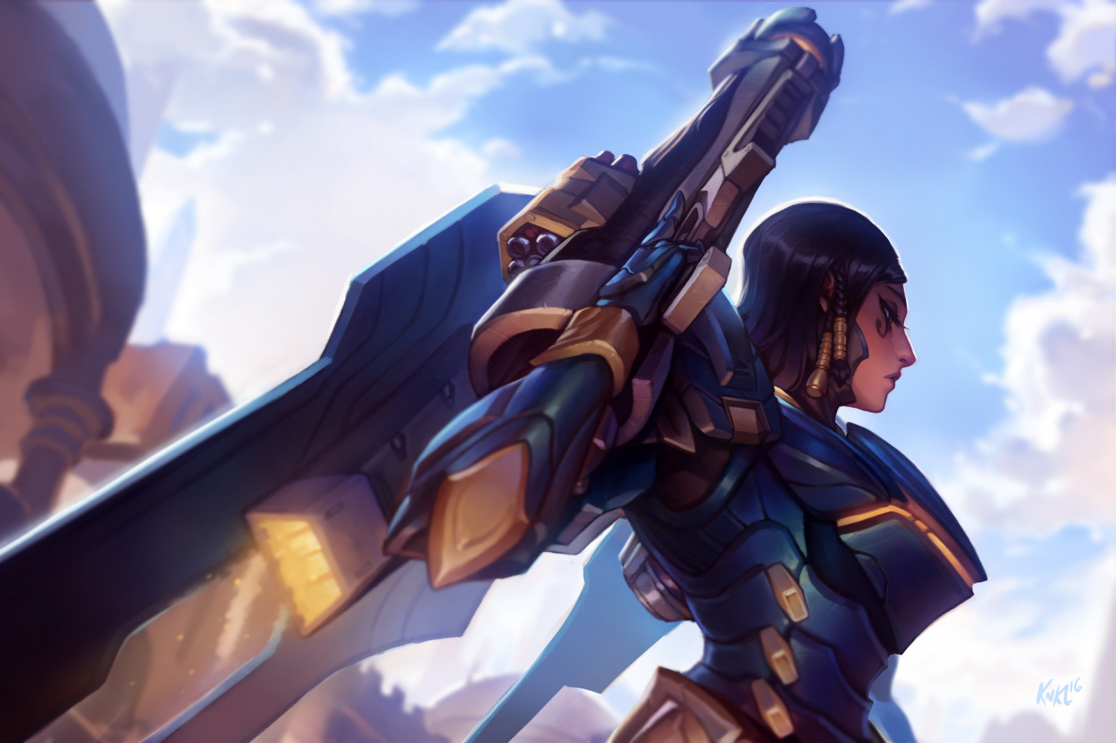 Wallpaper : anime, Pharah Overwatch, Kienan Lafferty, screenshot, mecha ...