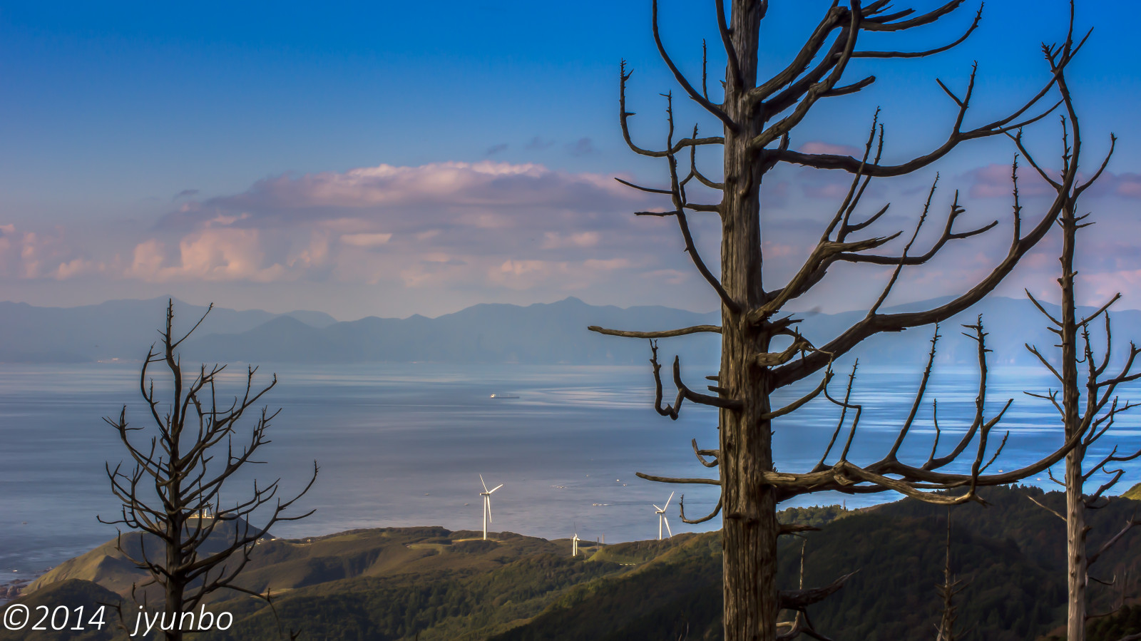 Wallpaper : Japan, sunlight, trees, landscape, sea, hill, lake, nature ...