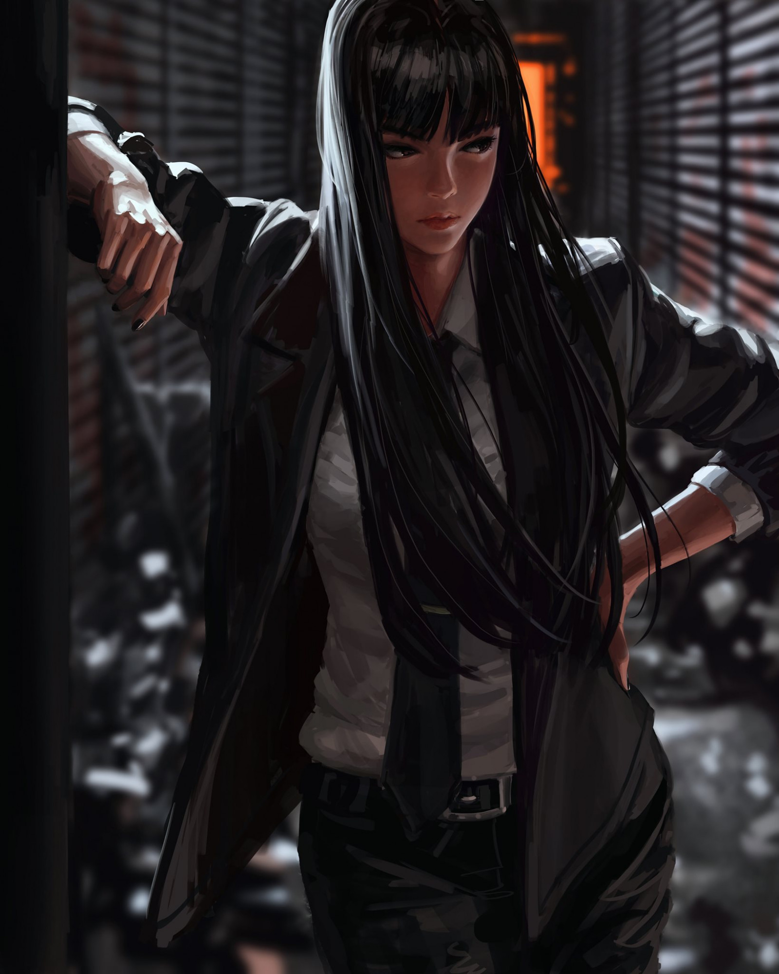 Fond Décran Guweiz Femmes Cheveux Noirs Science Fiction Z W Gu