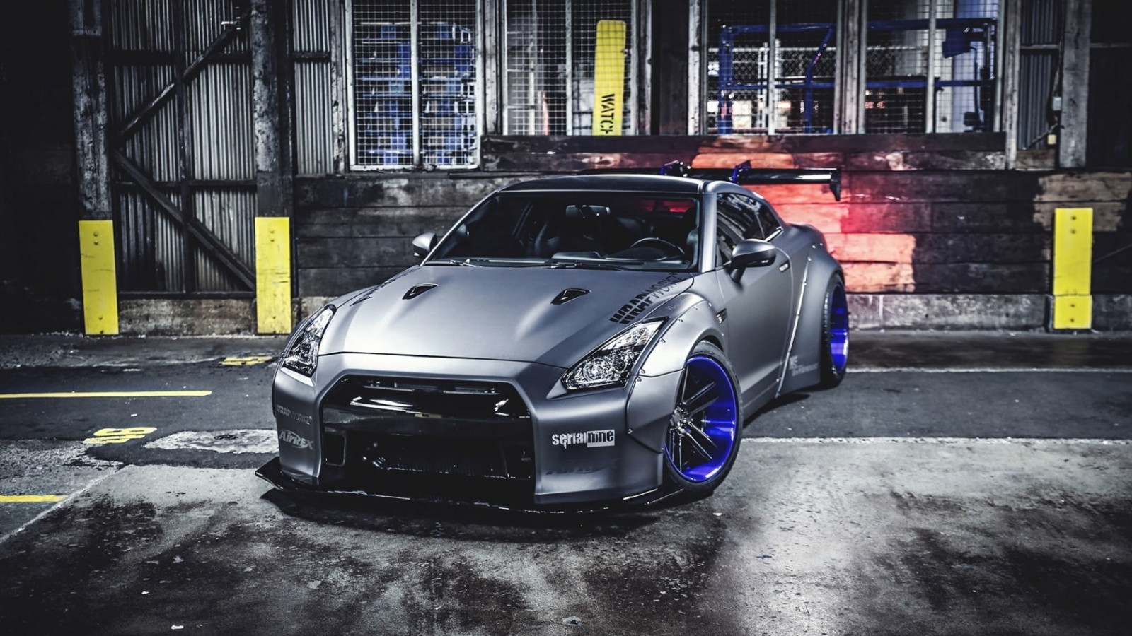 Tapety : Nissan GT R, Liberty Walk, Blue Rims 1680x945 - Detlef ...