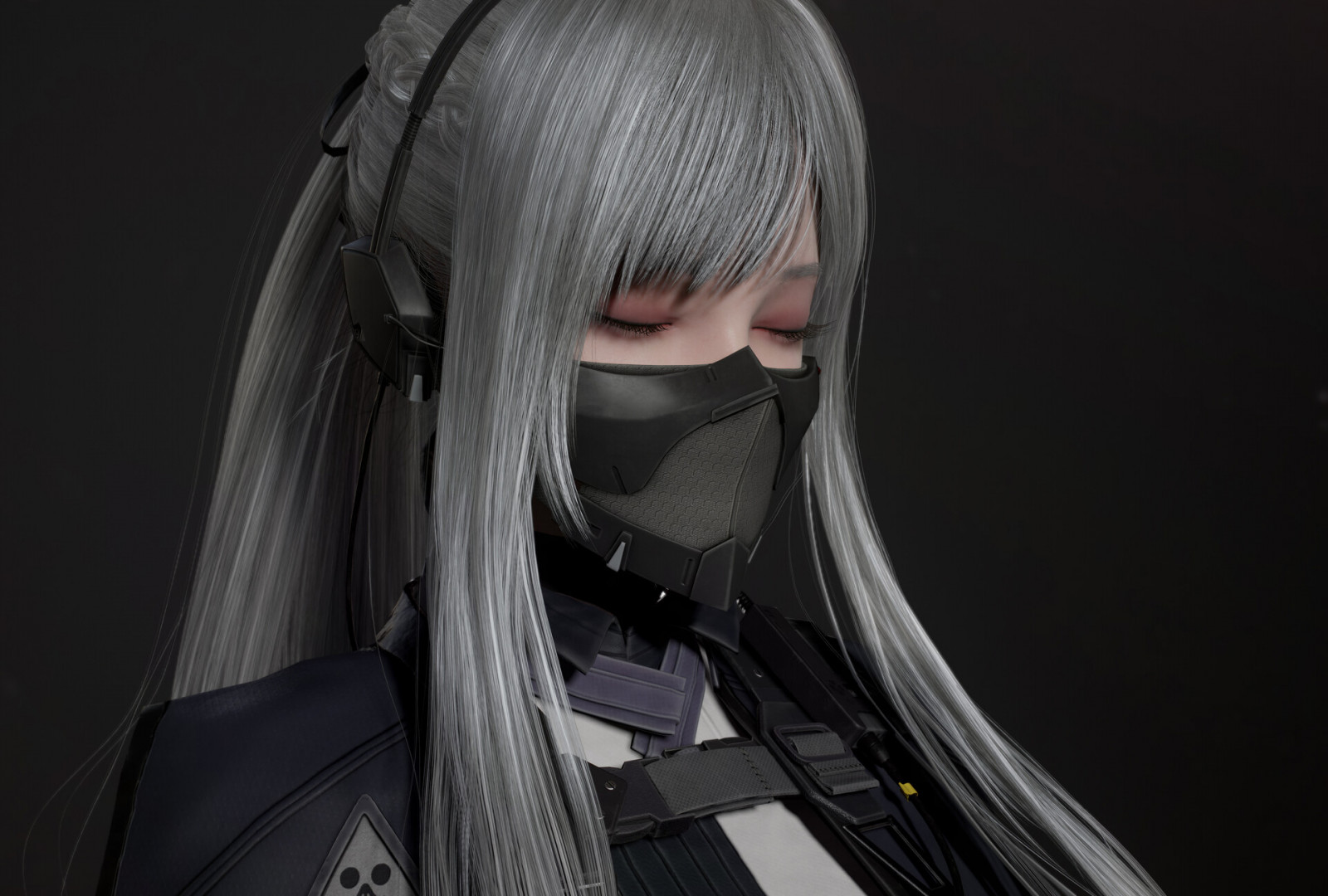 Wallpaper : AK12, Girls Frontline, digital art, 3D 1920x1296 - grmmj4w ...