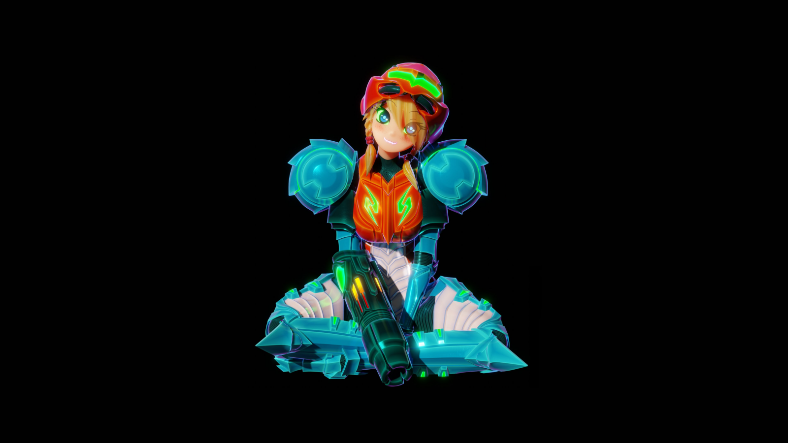 Wallpaper : Metroid Dread, Samus Aran, simple background, black ...