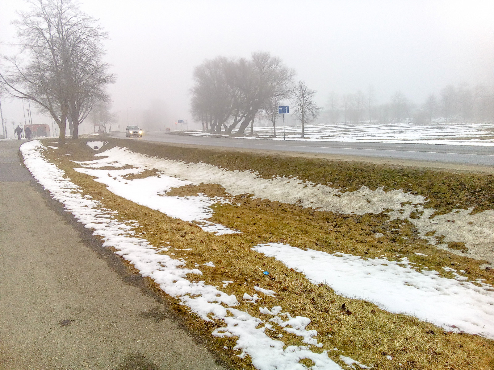 Wallpaper : landscape, march, mazeikiai, fog, mist, outdoor, snow ...