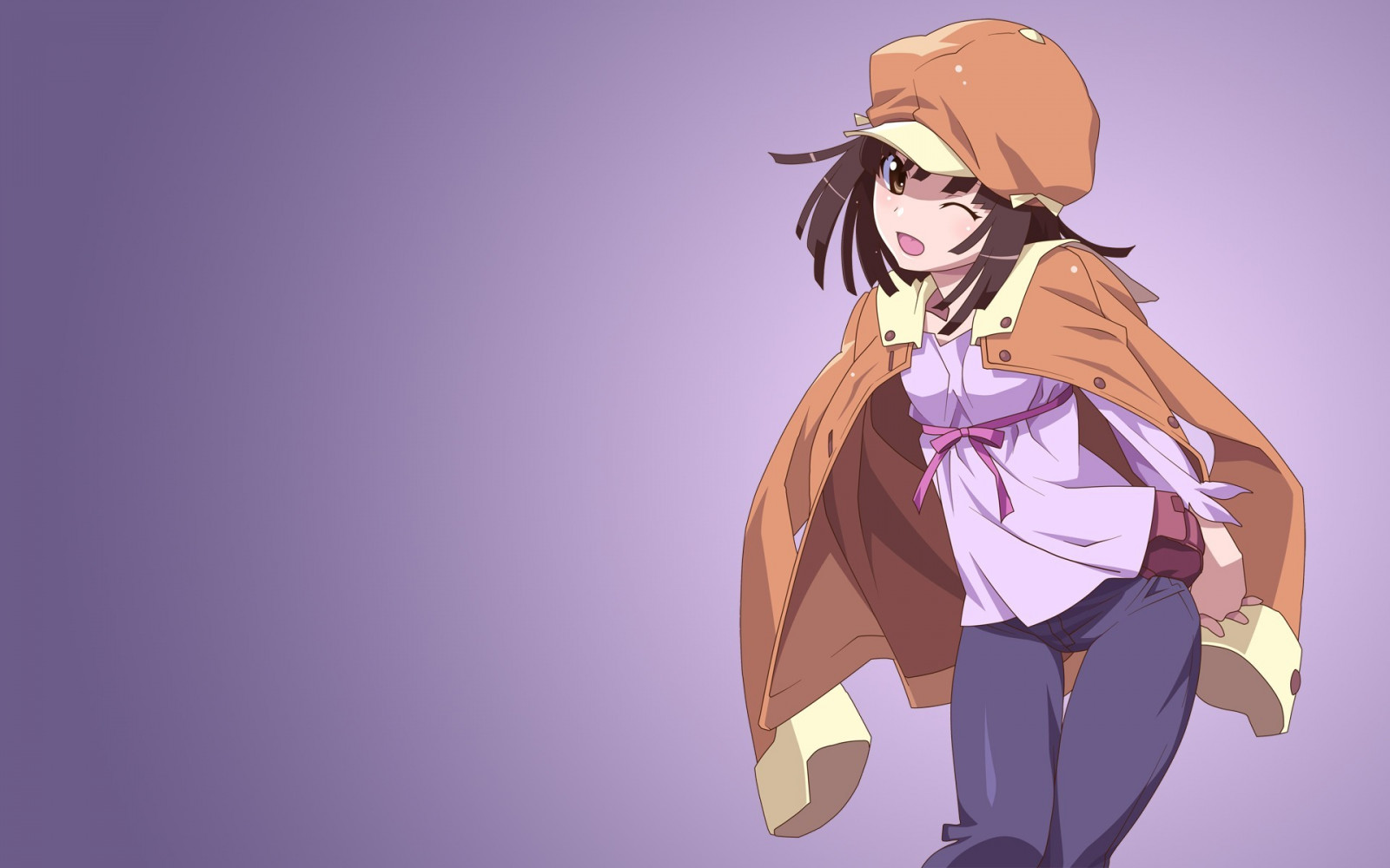 배경 화면 : 삽화, 모노 가타리 시리즈, 애니메이션, 만화, 센고쿠 나 데코, 스크린 샷 1920x1200 ...