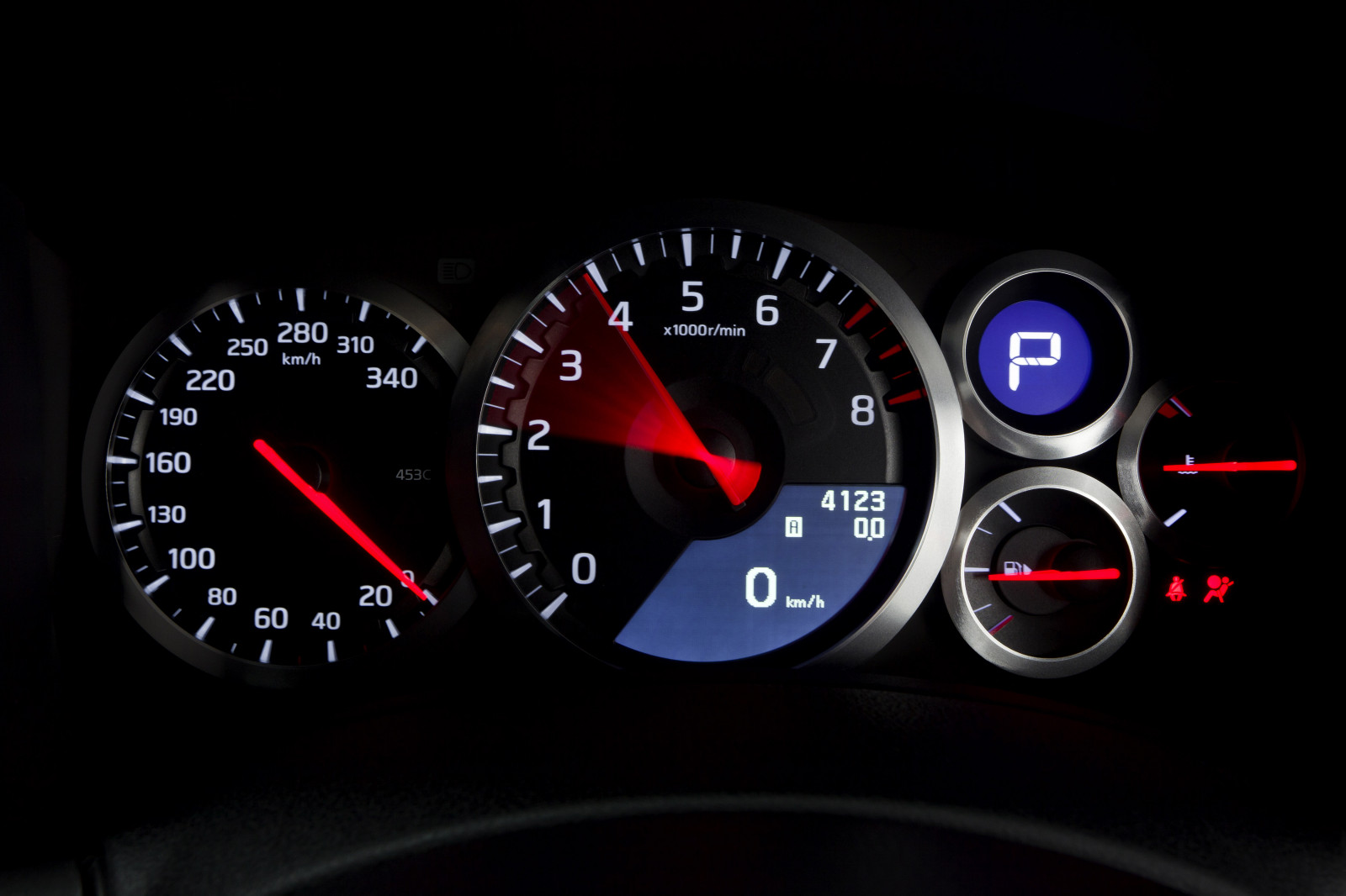 Wallpaper : Nissan, sports car, speedometer, 2013, tachometer ...