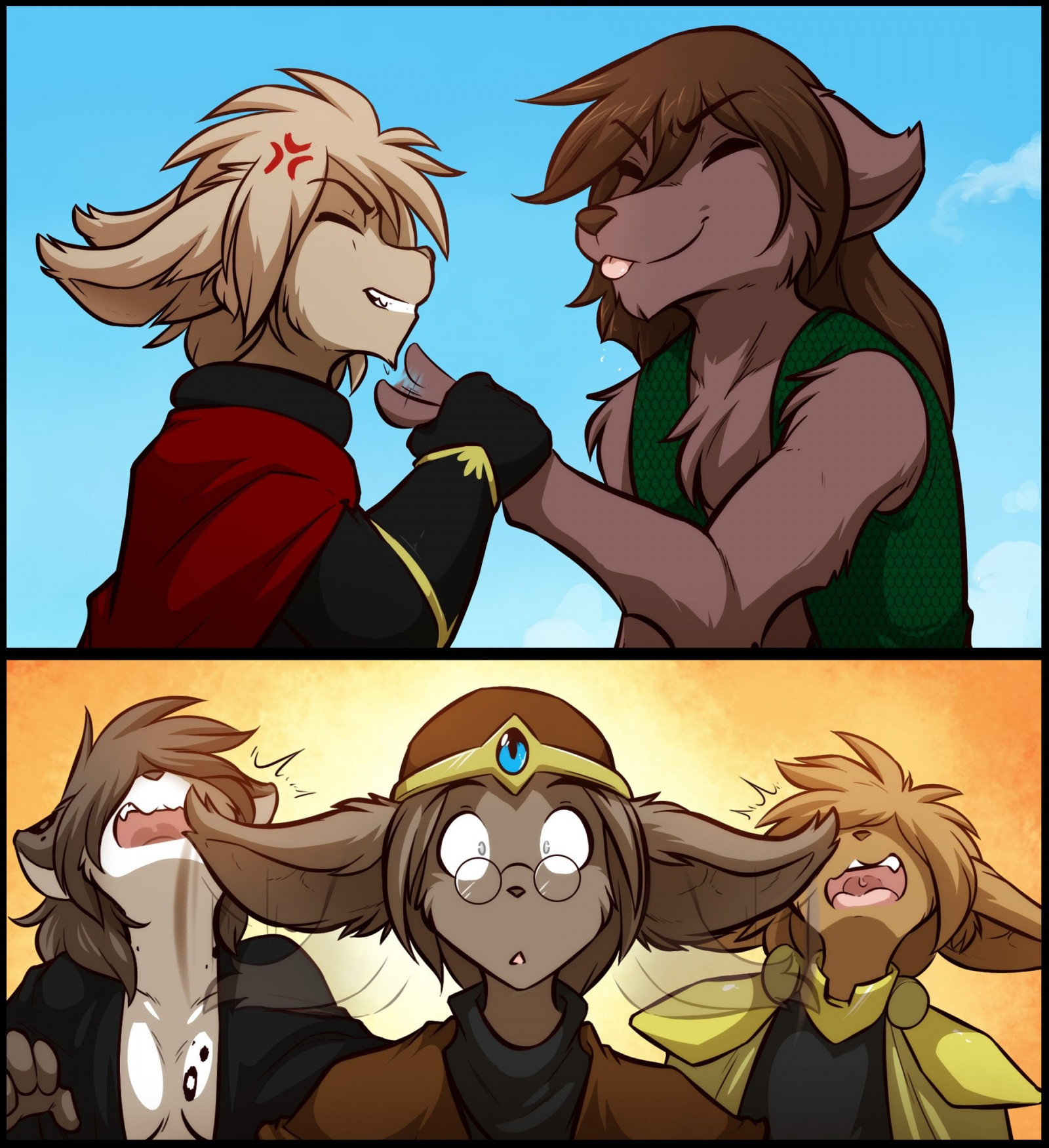 วอลเปเปอร์ : ภาพประกอบ, อะนิเมะ, ขนยาว, Anthro, Twokinds, Natani, มังงะ ...