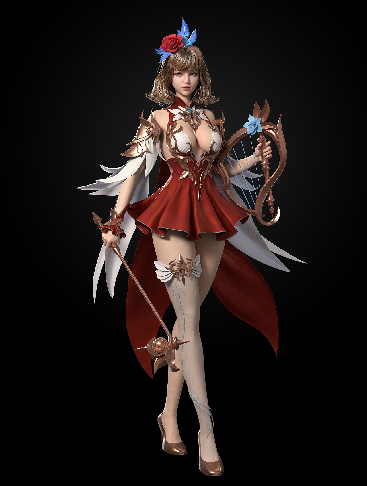 배경 화면 : CG, 3D 1280x1695 - Heroine2000 - 2086341 - 배경 화면 - WallHere