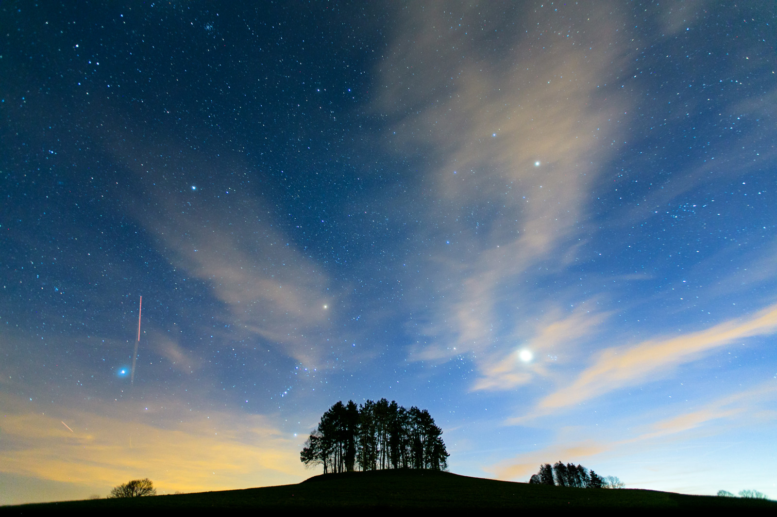 Wallpaper : nightphotography, langit malam, Bluehour, malam berbintang ...
