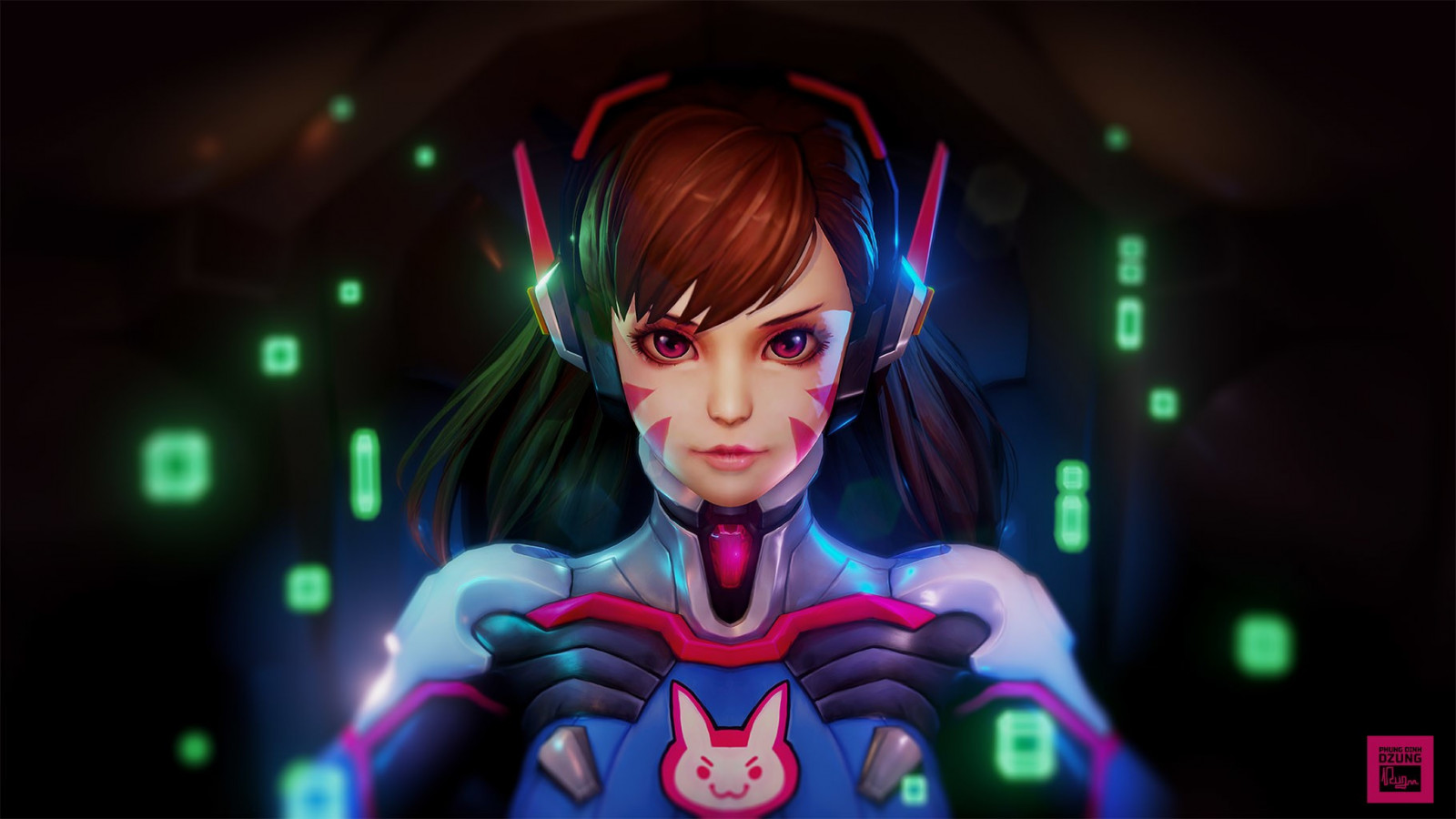 Wallpaper : anime, D Va Overwatch, screenshot, 1820x1024 px, computer ...