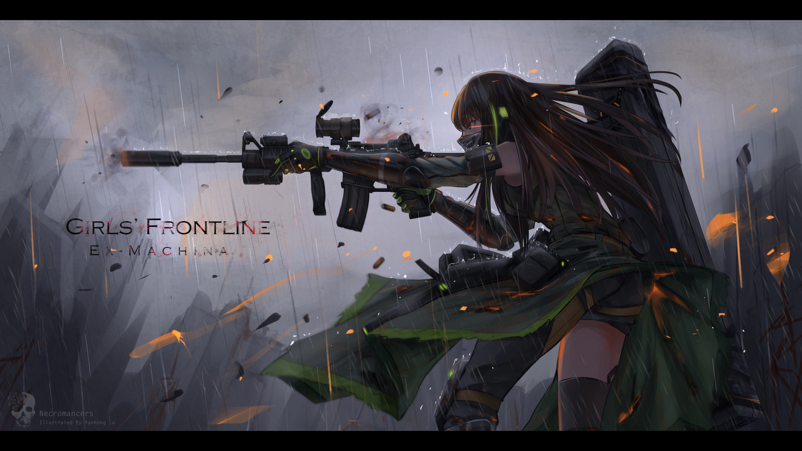 배경 화면 : 소녀 전선, lu artist, m4a1 girls frontline 6900x3882 ...