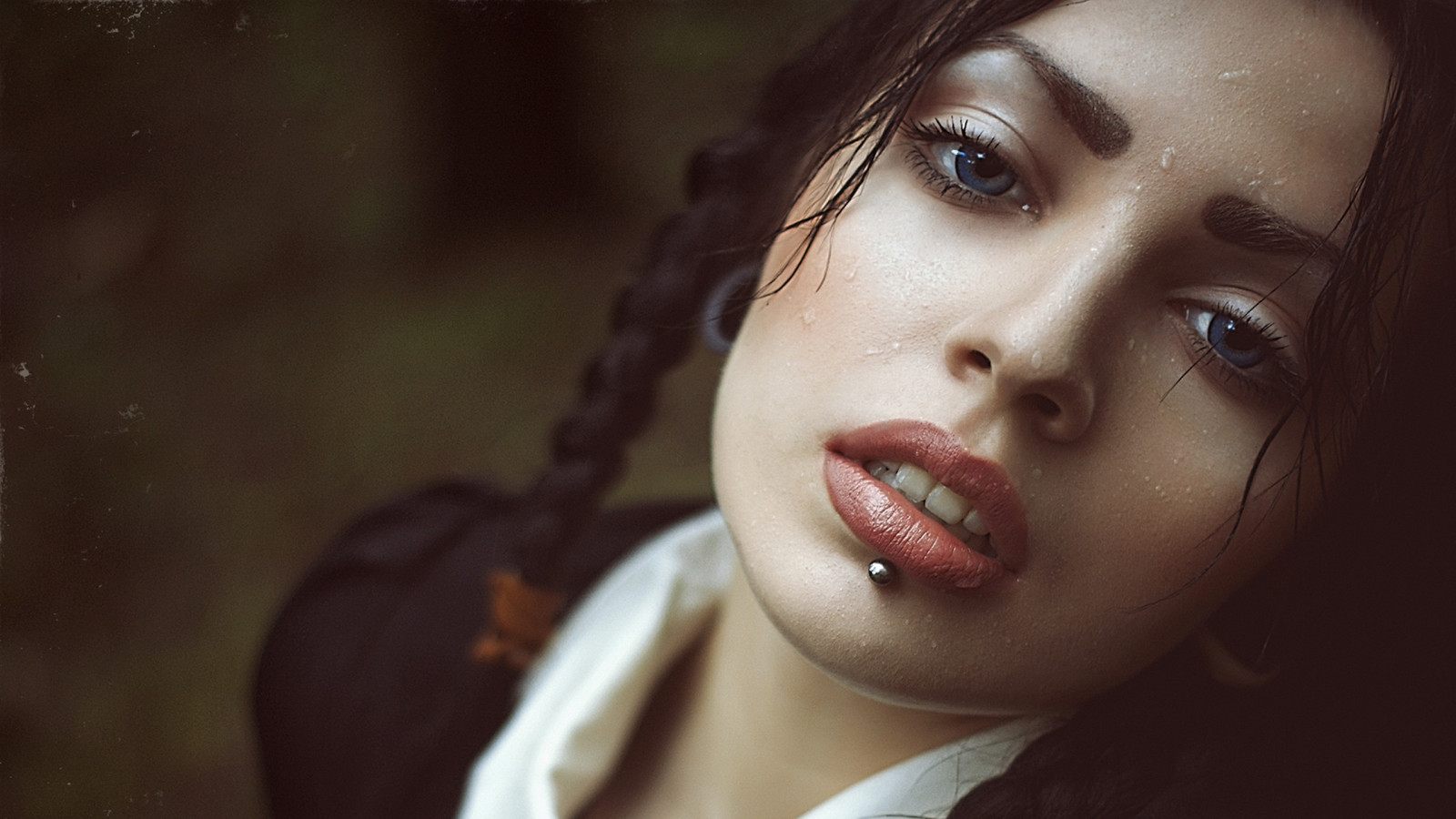 Fondos De Pantalla Cara Modelo Maquillaje Fotografía Perforación