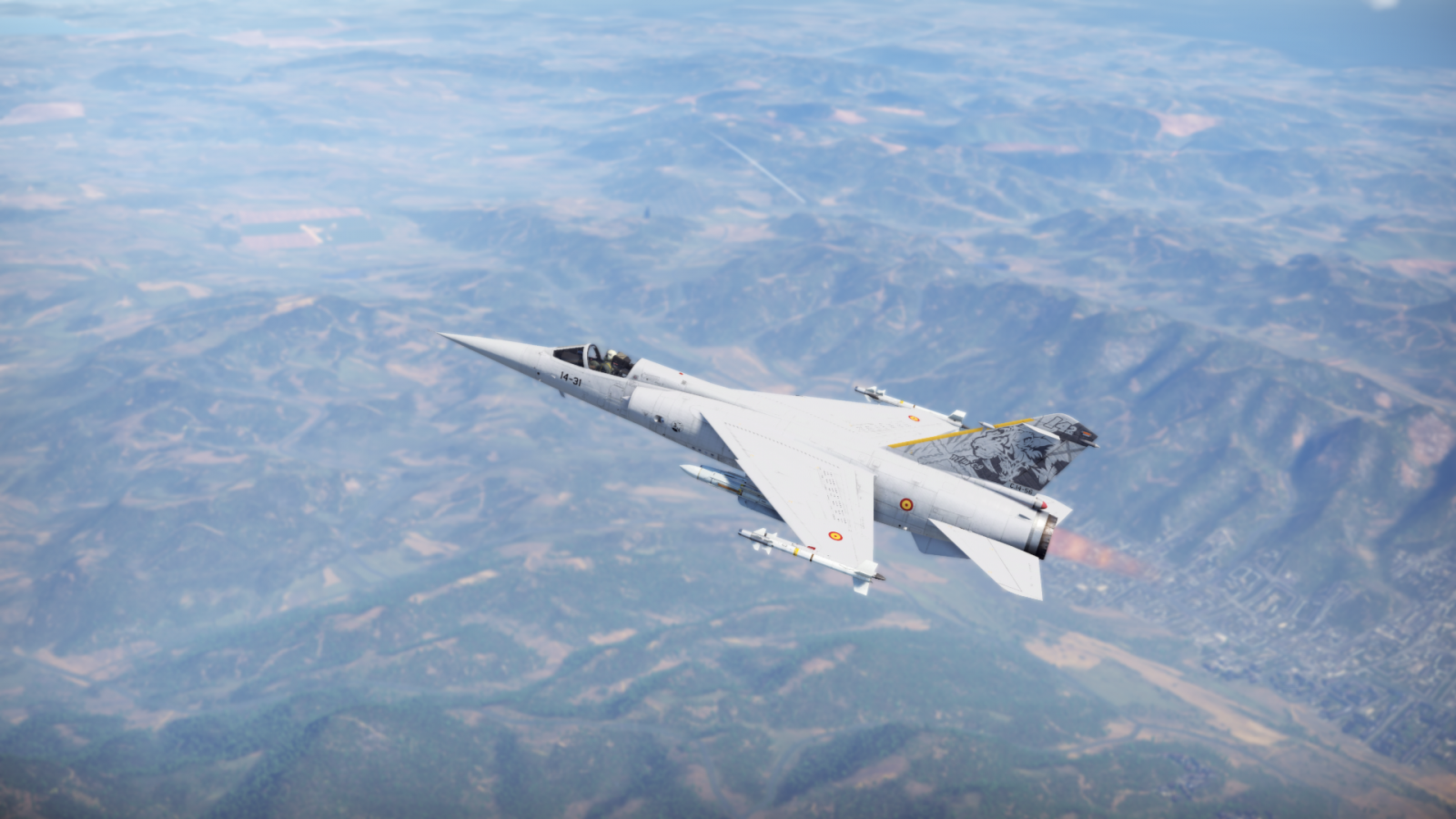 Tapety : Snímek obrazovky, Válečná bouře, Mirage F1C, letadlo, stíhačka ...