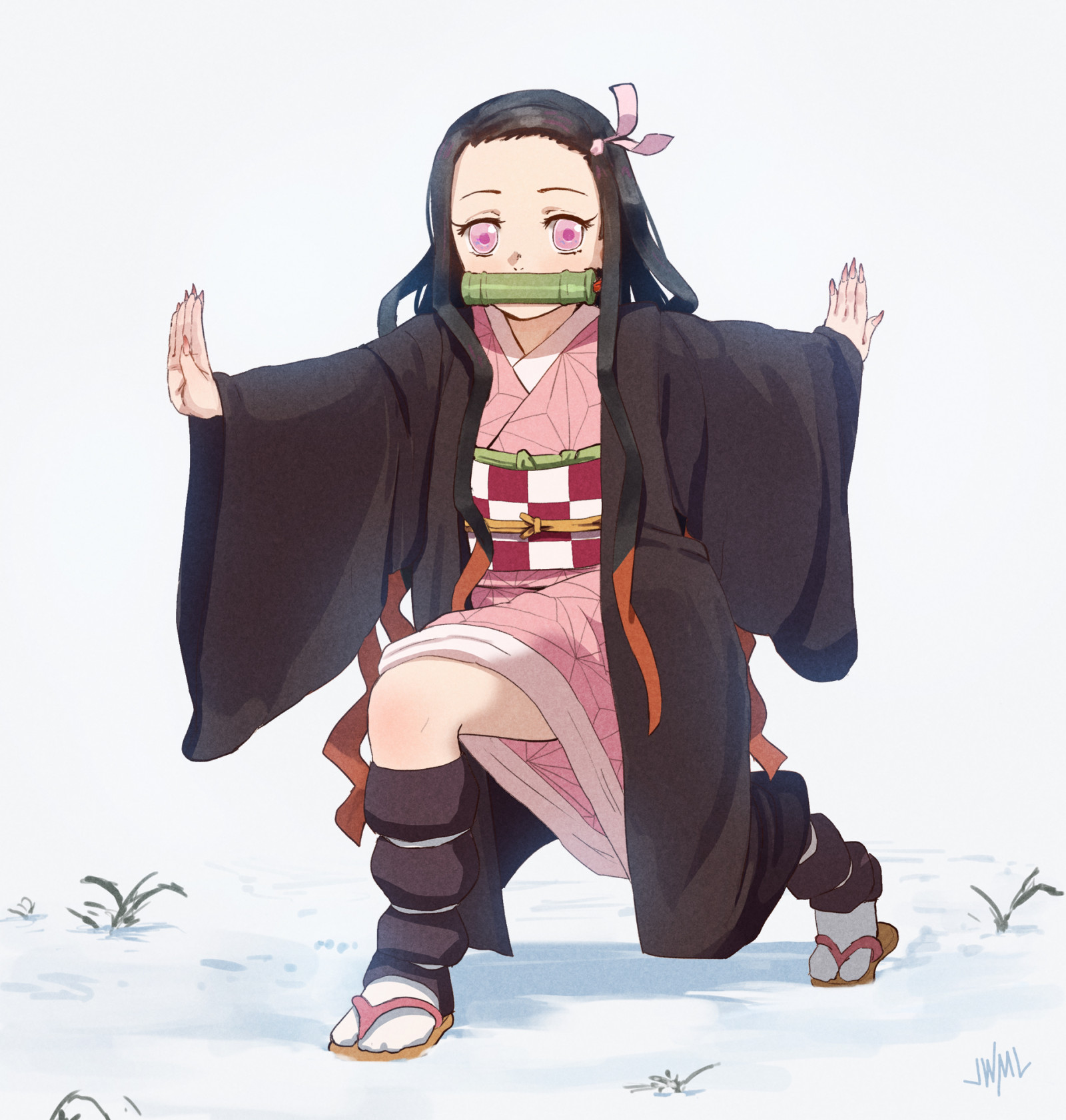 Sfondi Kimetsu No Yaiba Anime Girls Kimono Giapponesi Capelli Lunghi 2d Fan Art Capelli