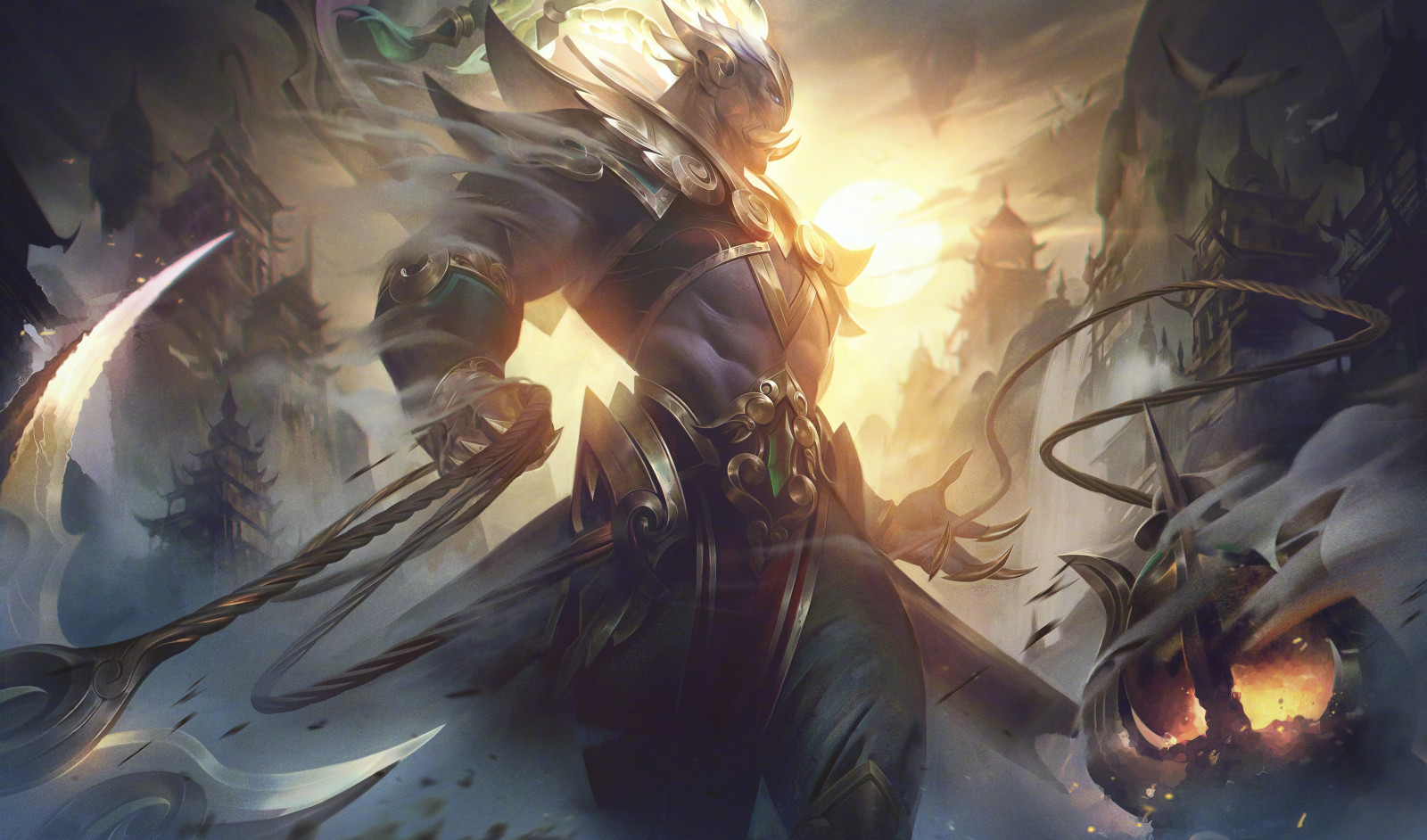 วอลเปเปอร์ : League of Legends, ตัวละครในวิดีโอเกม 5000x2945 ...