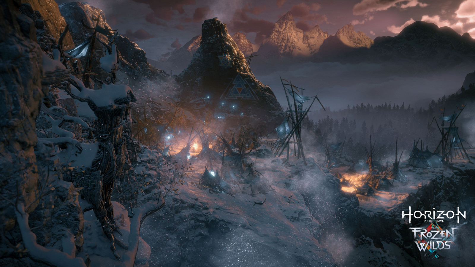 배경 화면 : 3840x2160 픽셀, 게릴라 게임, 수평선 제로 새벽, Horizon Zero Dawn Frozen Wilds ...