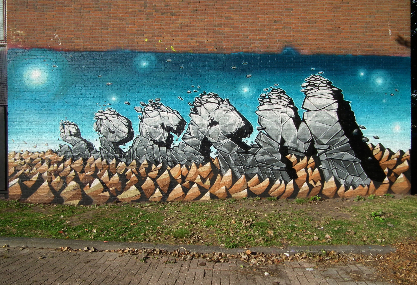 Wallpaper : wall, stars, graffiti, mural, rocks, rockstar, space ...