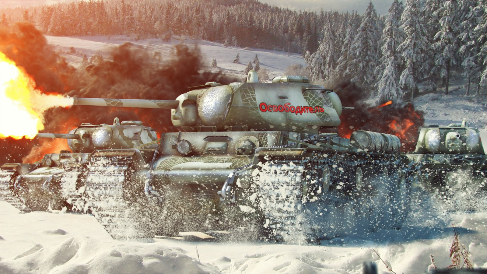 Wallpaper : video games, winter, vehicle, tank, World of Tanks ...