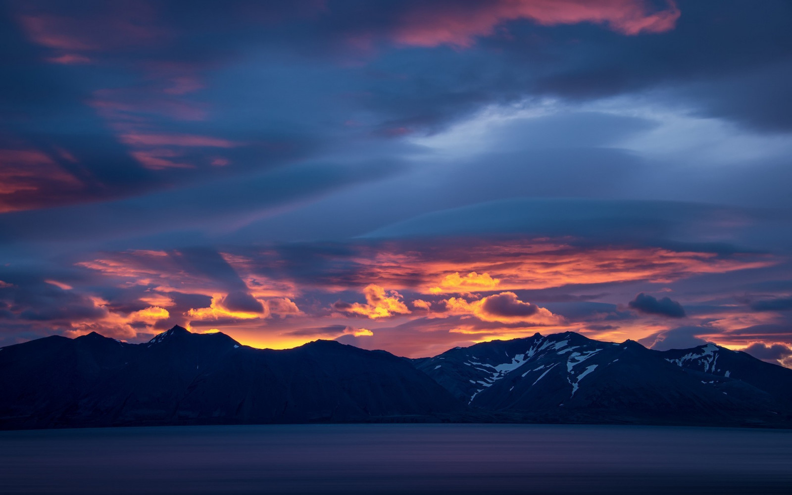 Wallpaper Sunlight Landscape Sunset Reflection Sky Sunrise