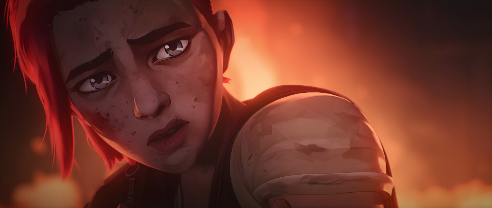 Wallpaper : Vi League of Legends, League of Legends, arcane, Netflix TV ...