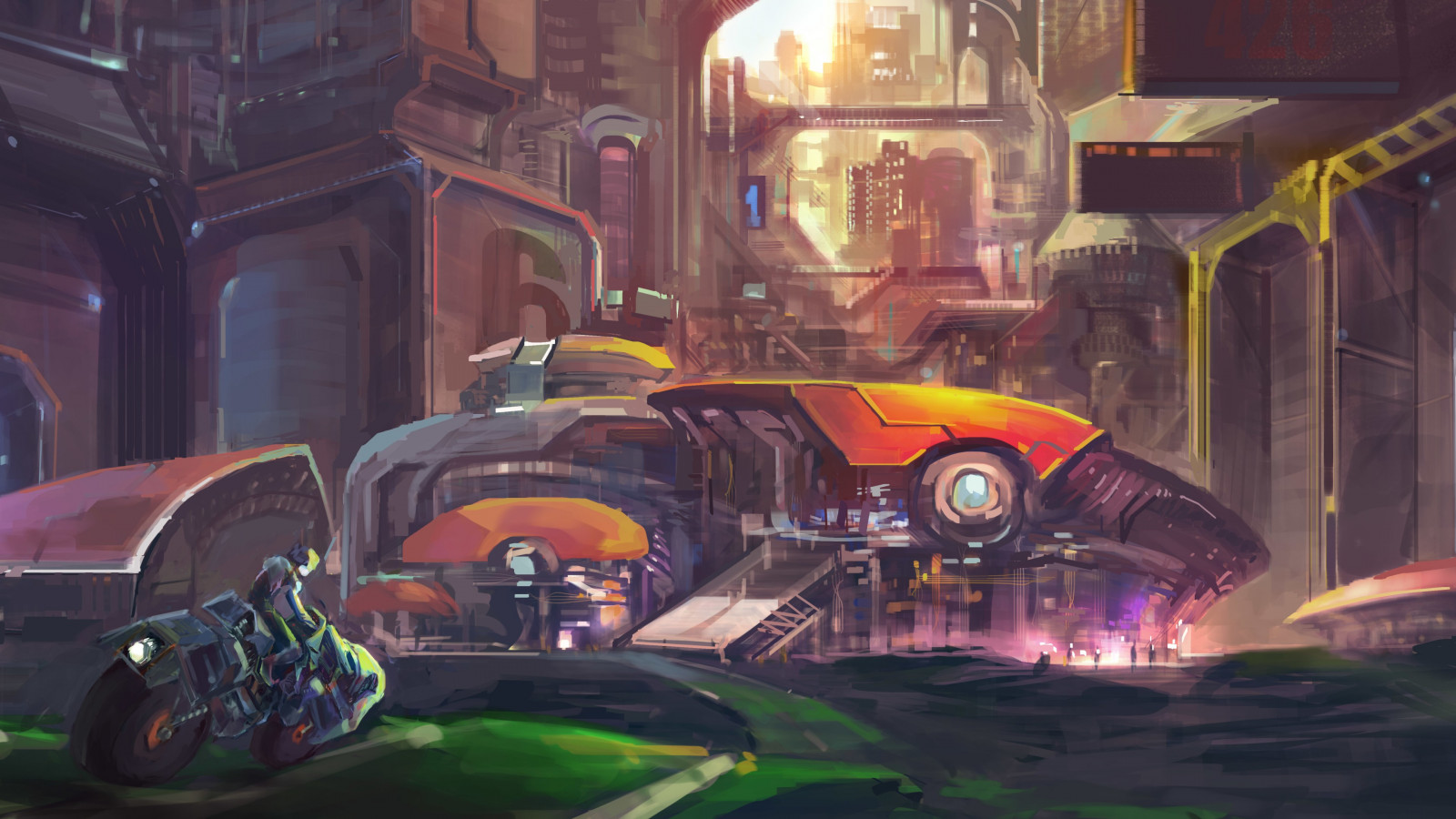 Wallpaper : fantasy art, futuristic, games, screenshot, pc game ...