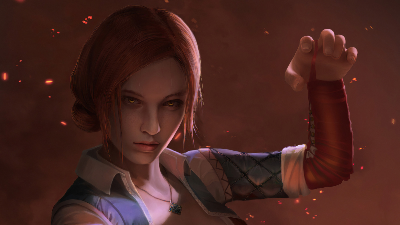 Imagini de fundal : The Witcher 3 Wild Hunt, Triss Merigold 3840x2160 ...