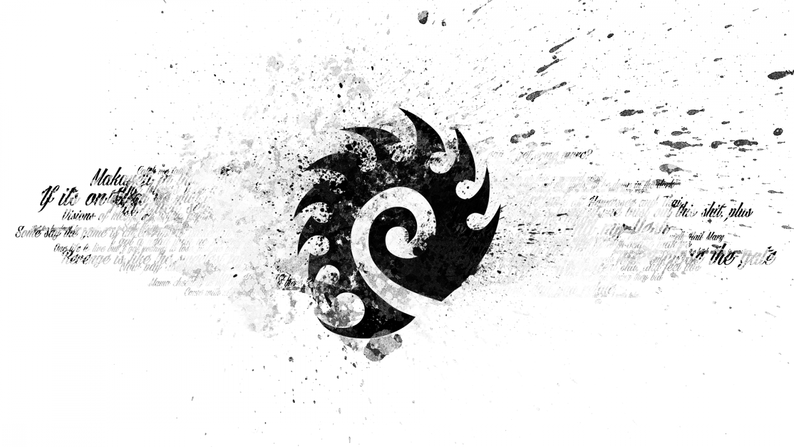 Wallpaper : Starcraft II, Zerg, grunge, video games 1920x1080 ...