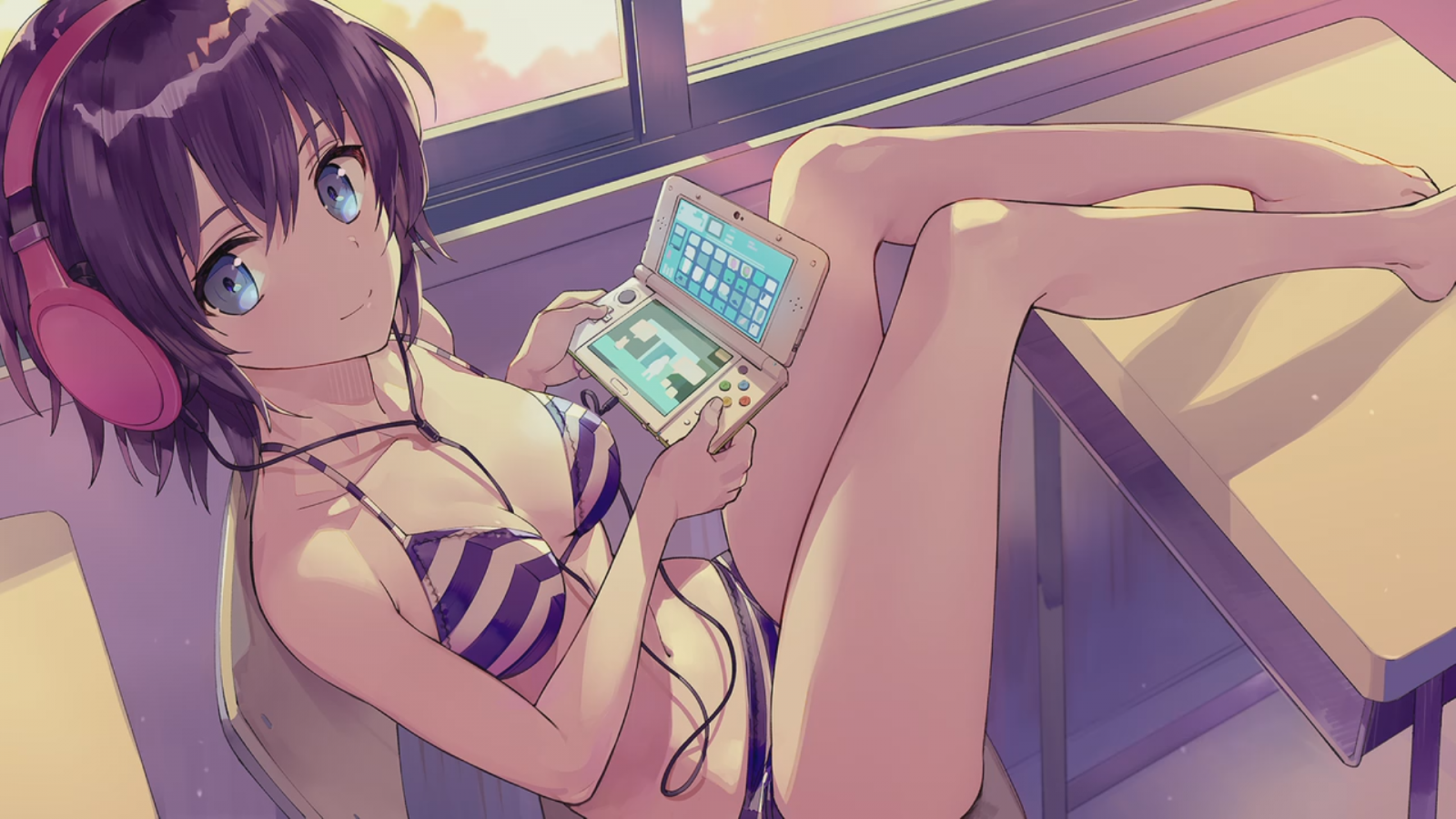 Wallpaper Women Nintendo Ds Bikini 1920x1080 Yusufbektas 6543