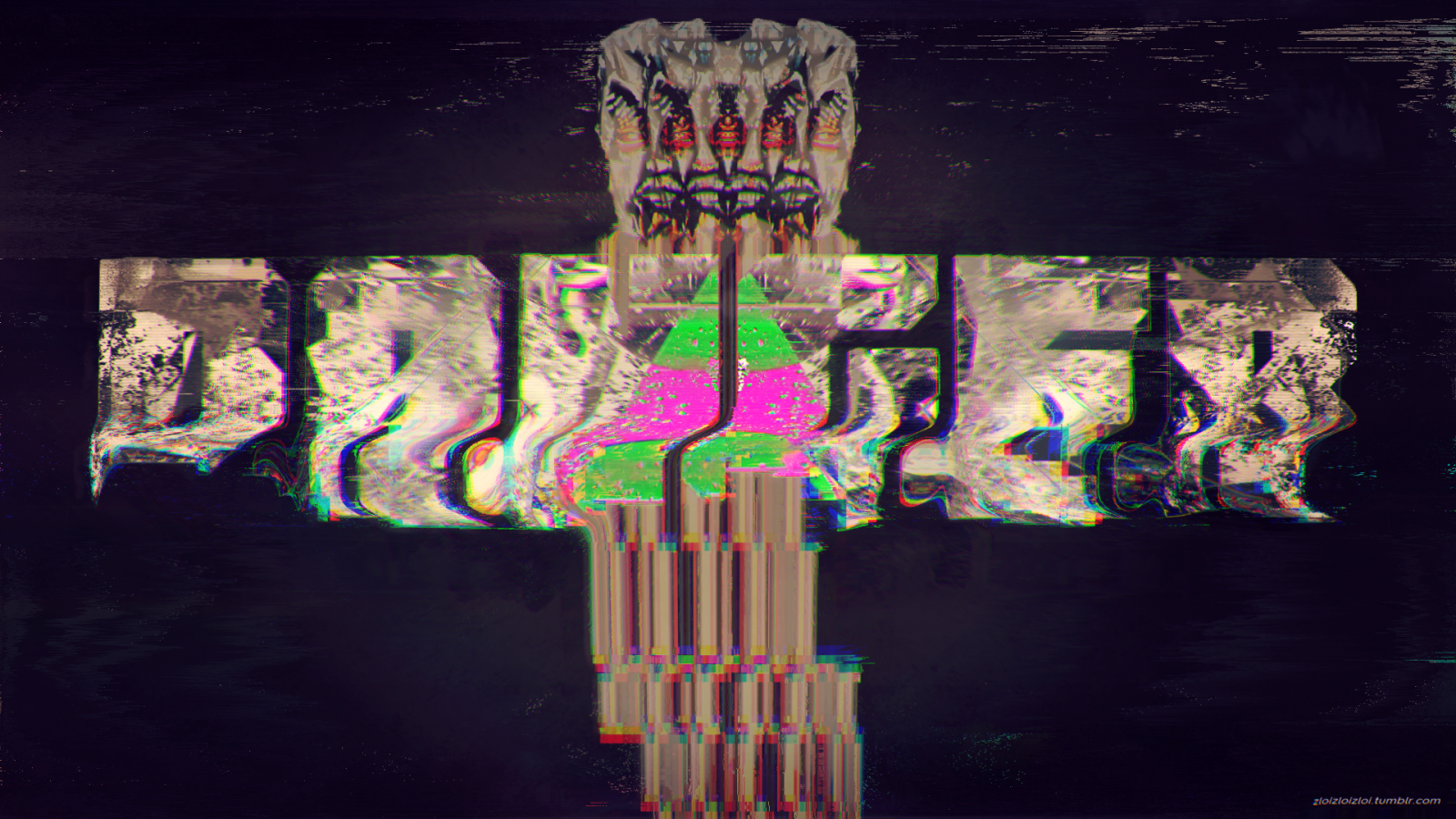 Wallpaper : night, cyberpunk, abstract, glitch art, blue, ART, light ...