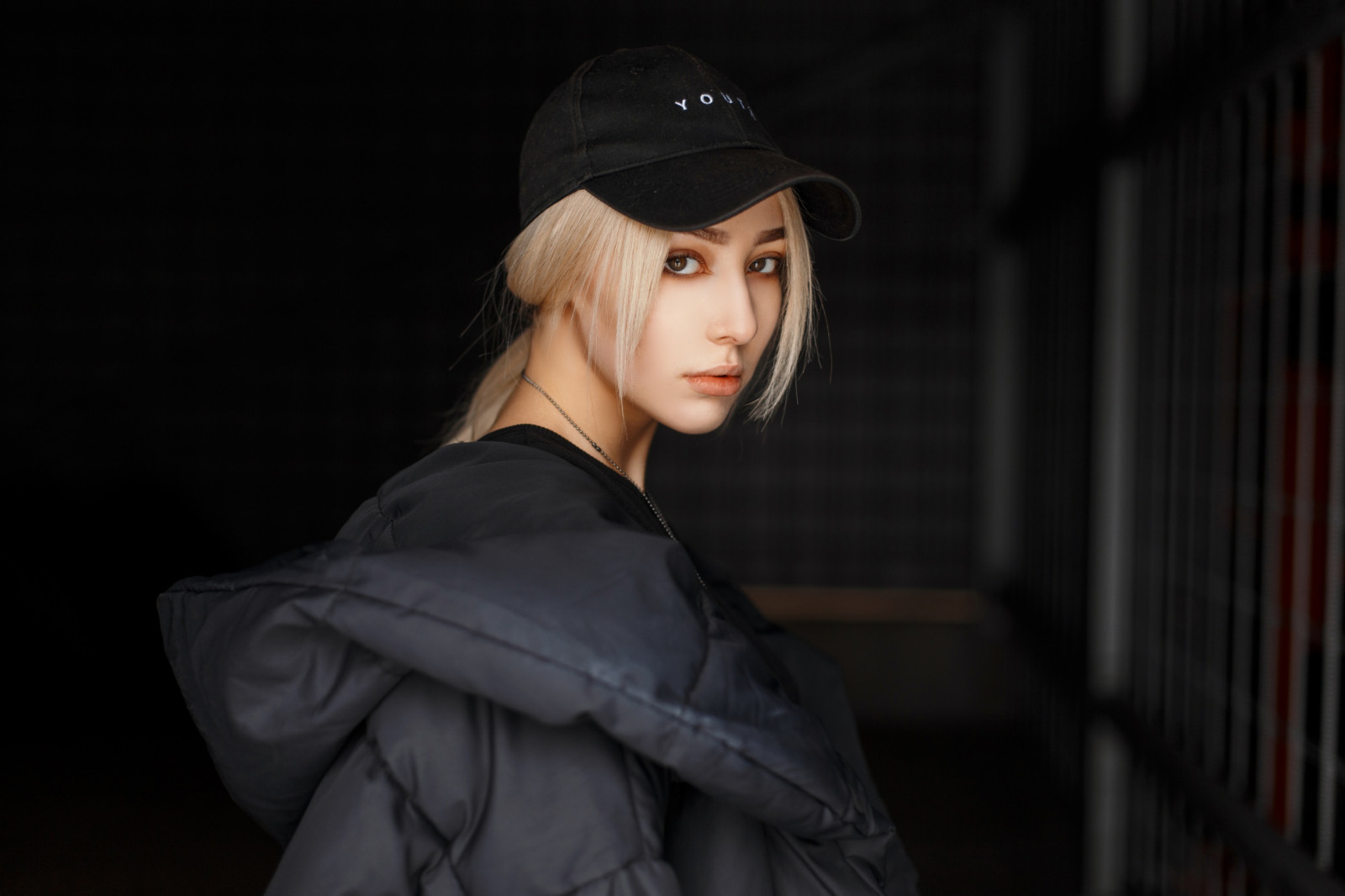 Wallpaper Women Blonde Portrait Baseball Cap 2560x1707 Motta123